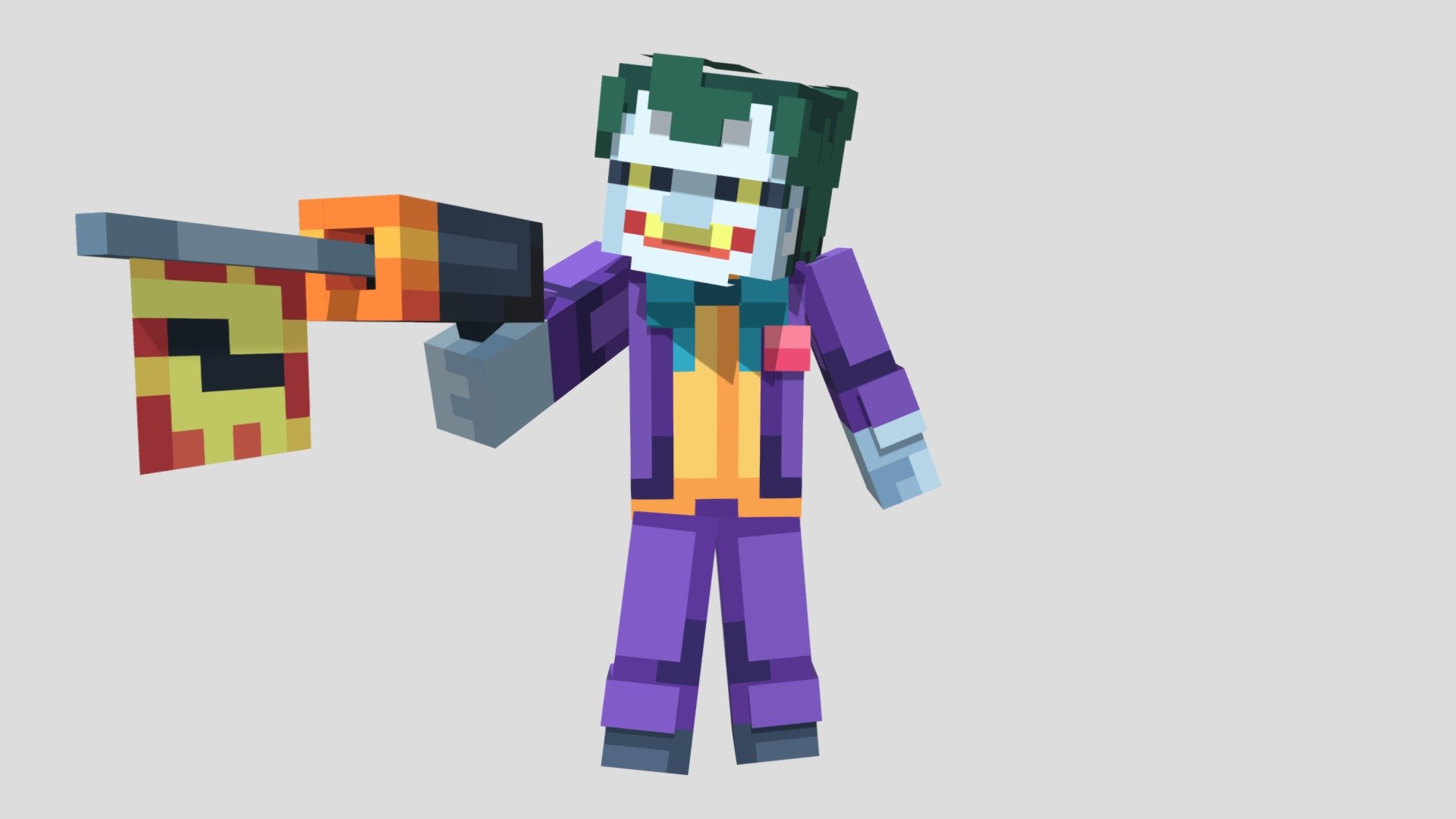 The Joker ( BTAS) - 3D model by iamcomic [ab177f1] - Sketchfab