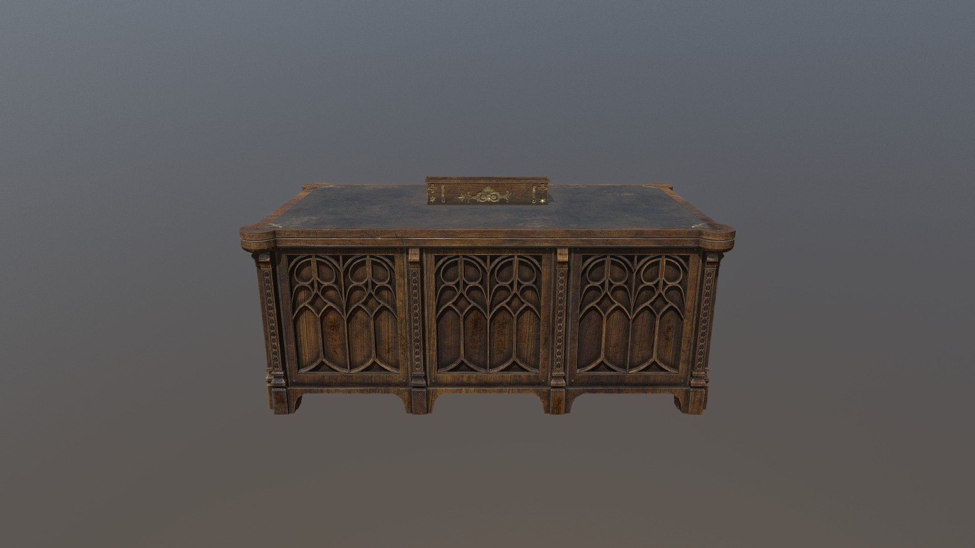 Dumbledore's Desk - 3D model by joshey8555 [ab1a636] - Sketchfab