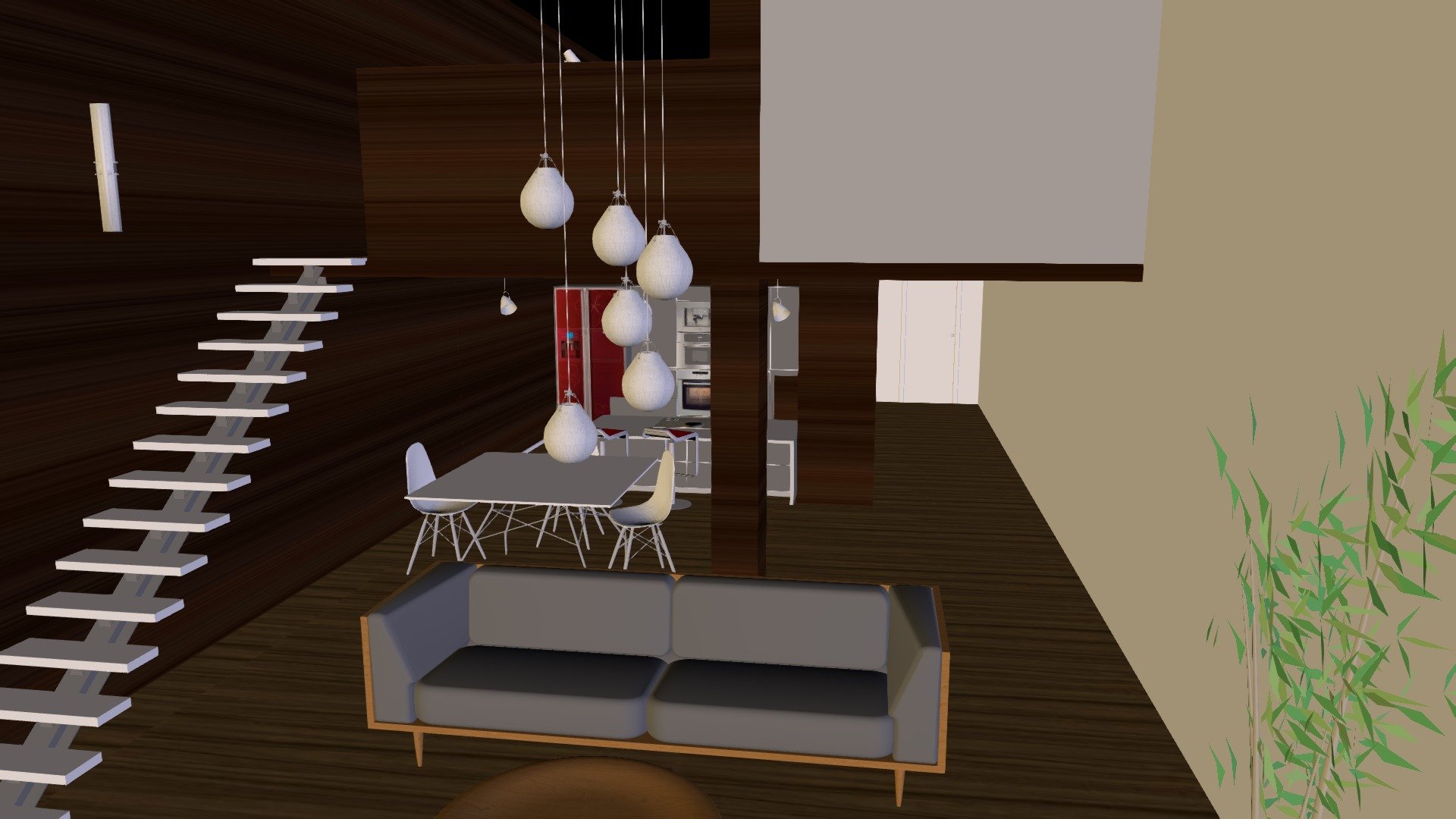 Loft Apt - 3D model by SCHARLY DESIGNER STUDIO (@scharlydesignerstudio ...