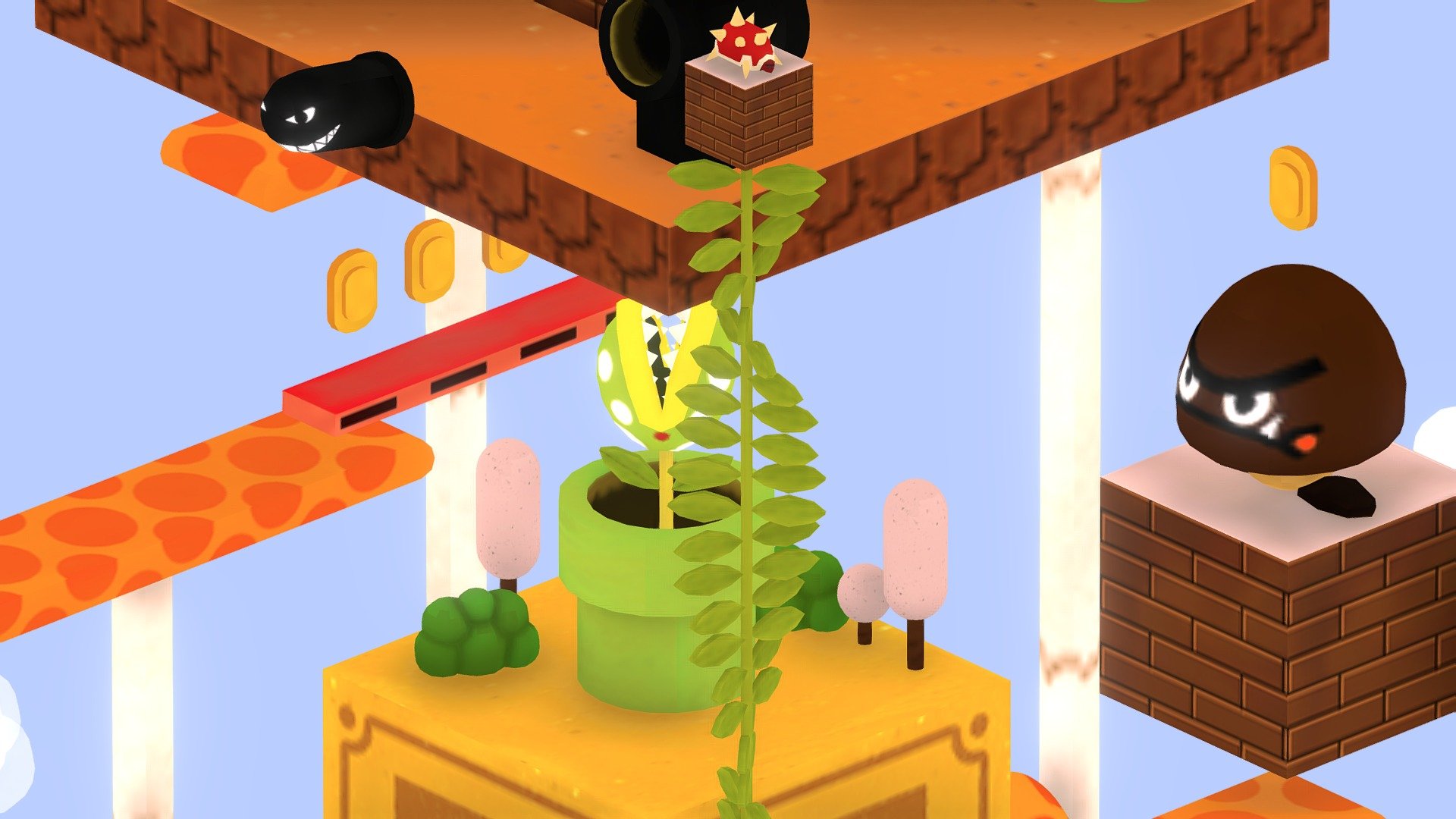 Super Mario Bros Tribute - 3D model by emperial.rat [ab1bee8] - Sketchfab