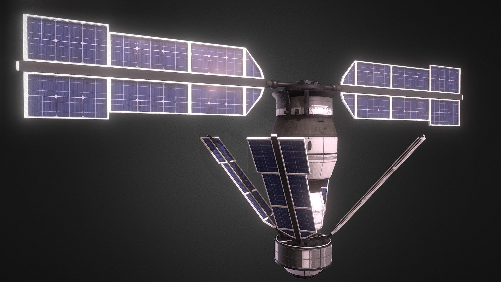 Satellite - Buy Royalty Free 3D model by animod [ab1ddde] - Sketchfab Store