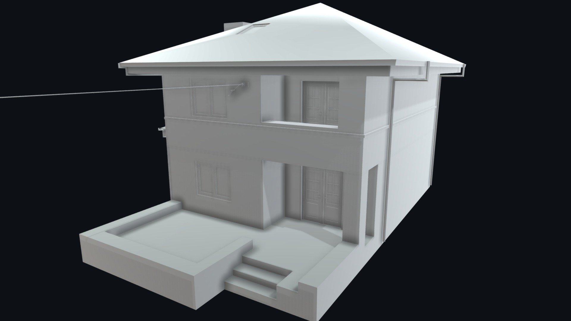 House - Download Free 3D model by danmars [ab1f089] - Sketchfab