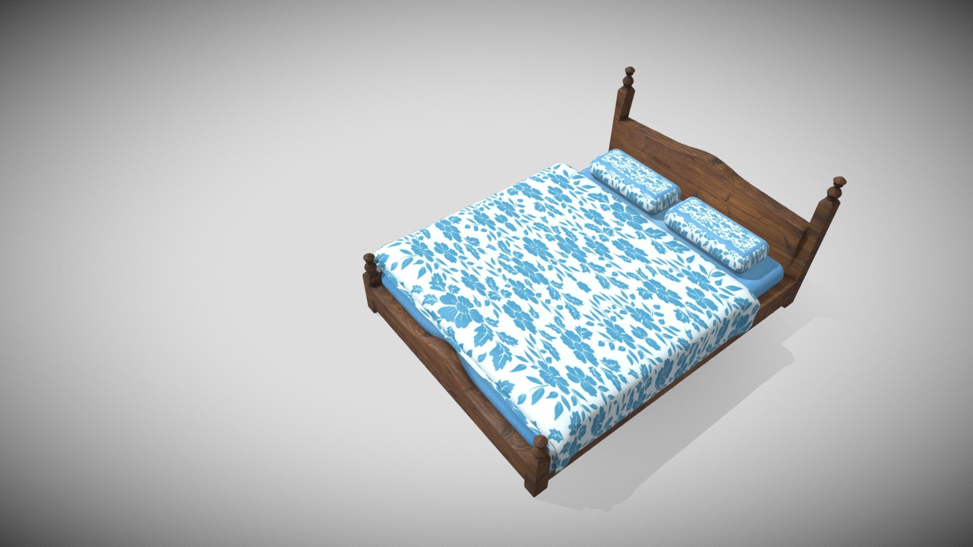 3D Bed - Download Free 3D model by EmmaTurk [ab2089f] - Sketchfab