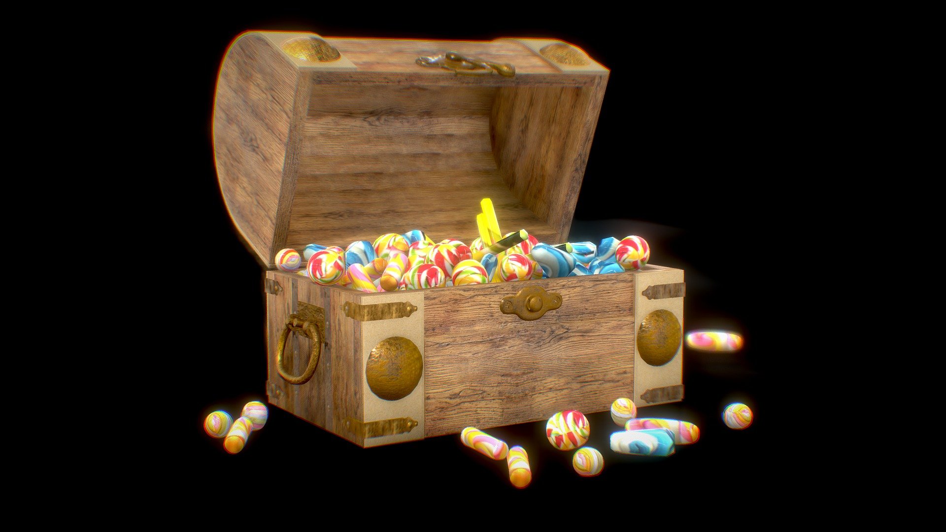 candy chest small - Buy Royalty Free 3D model by 3DGrom (@dizartoren ...