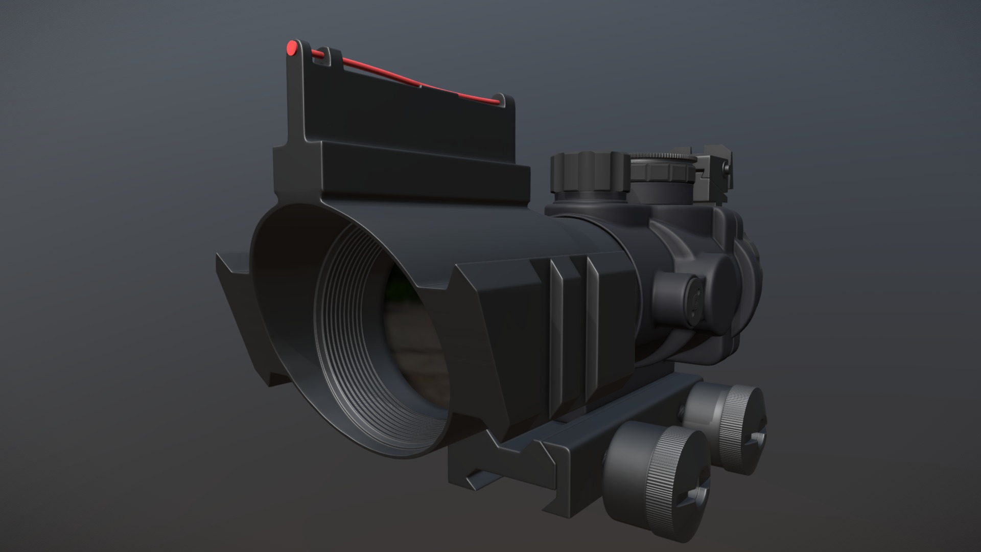 AIM 4x35 Scope high-poly model - 3D model by Foxcatcher [ab234c5 ...