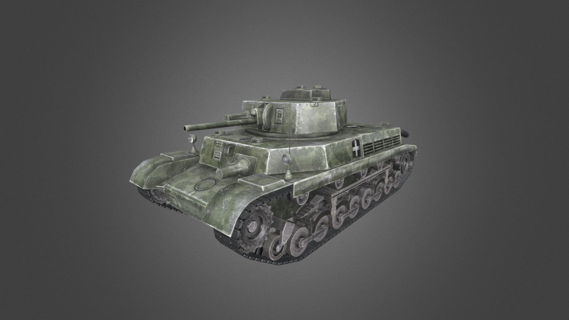 40 M Turan I Tank - 3D model by CG Duck (@cg_duck) [ab23698] - Sketchfab