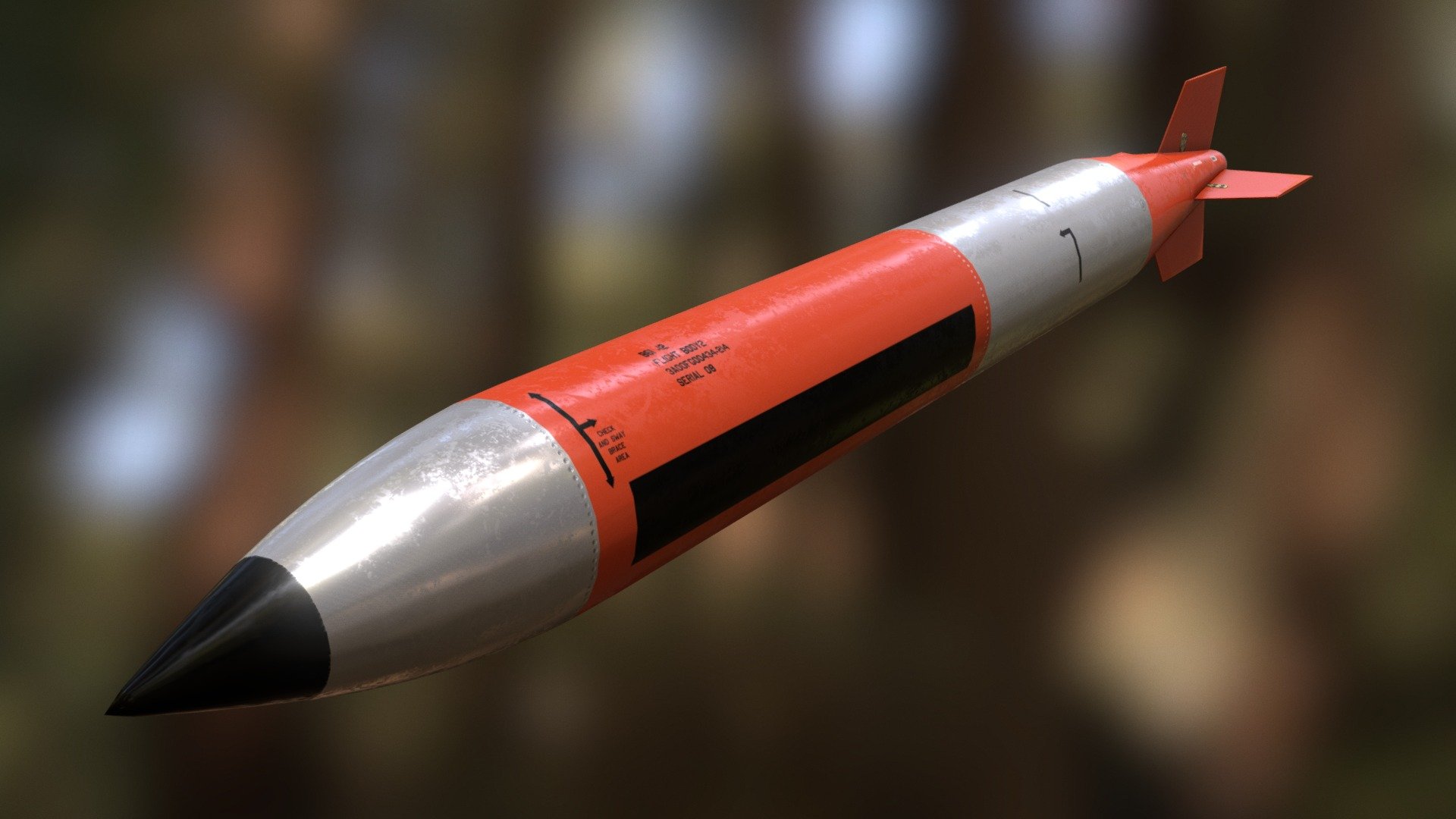 B61-12 Nuclear Bomb - Buy Royalty Free 3D model by BorisBC [ab26b18] - Sketchfab Store