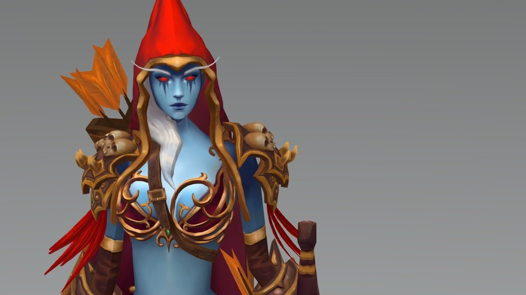 WoW fan art Sylvana - 3D model by bogdanovicana [ab26c30] - Sketchfab