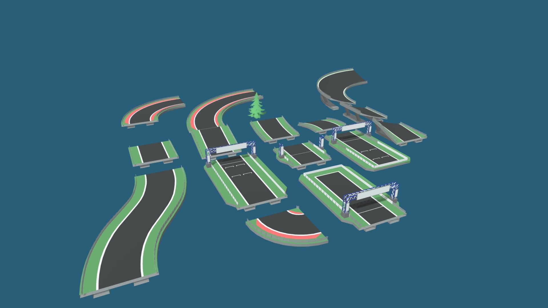 BOX3 Racers World models - 3D model by Warner Boonstra (@RacoonTrash ...