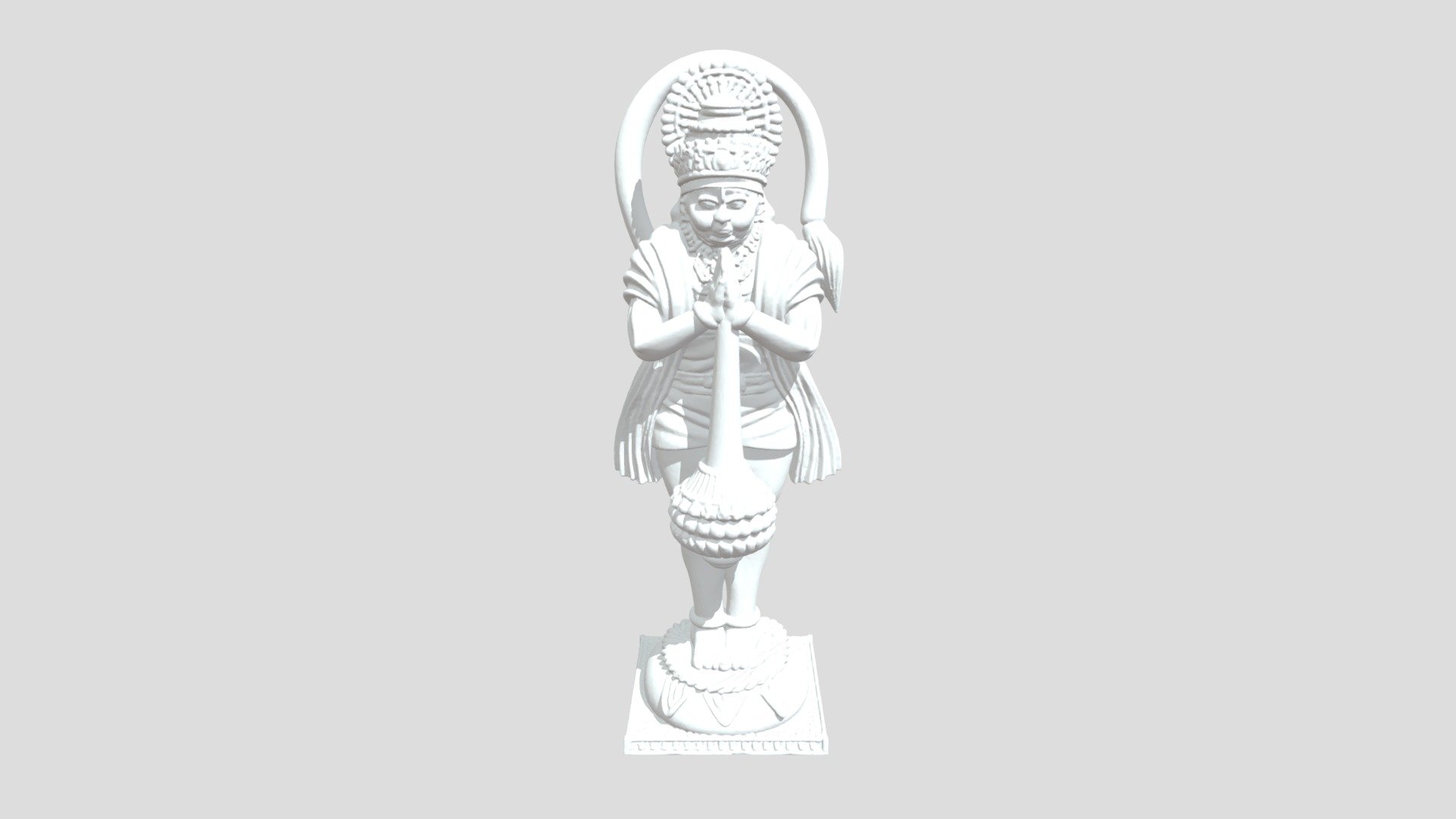 Hanuman Statue - Download Free 3D model by vbas28 [ab2ab15] - Sketchfab