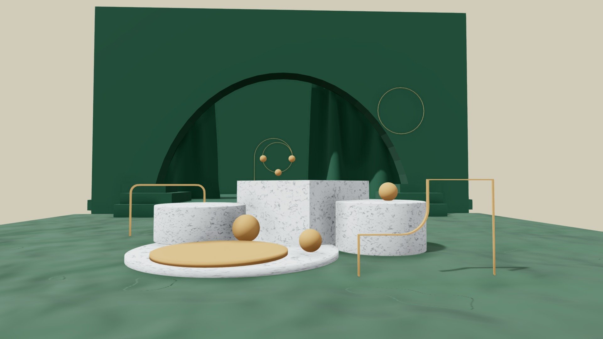 Modern 3D Podium Asset - Download Free 3D model by mariya3D455 [ab2bb72 ...