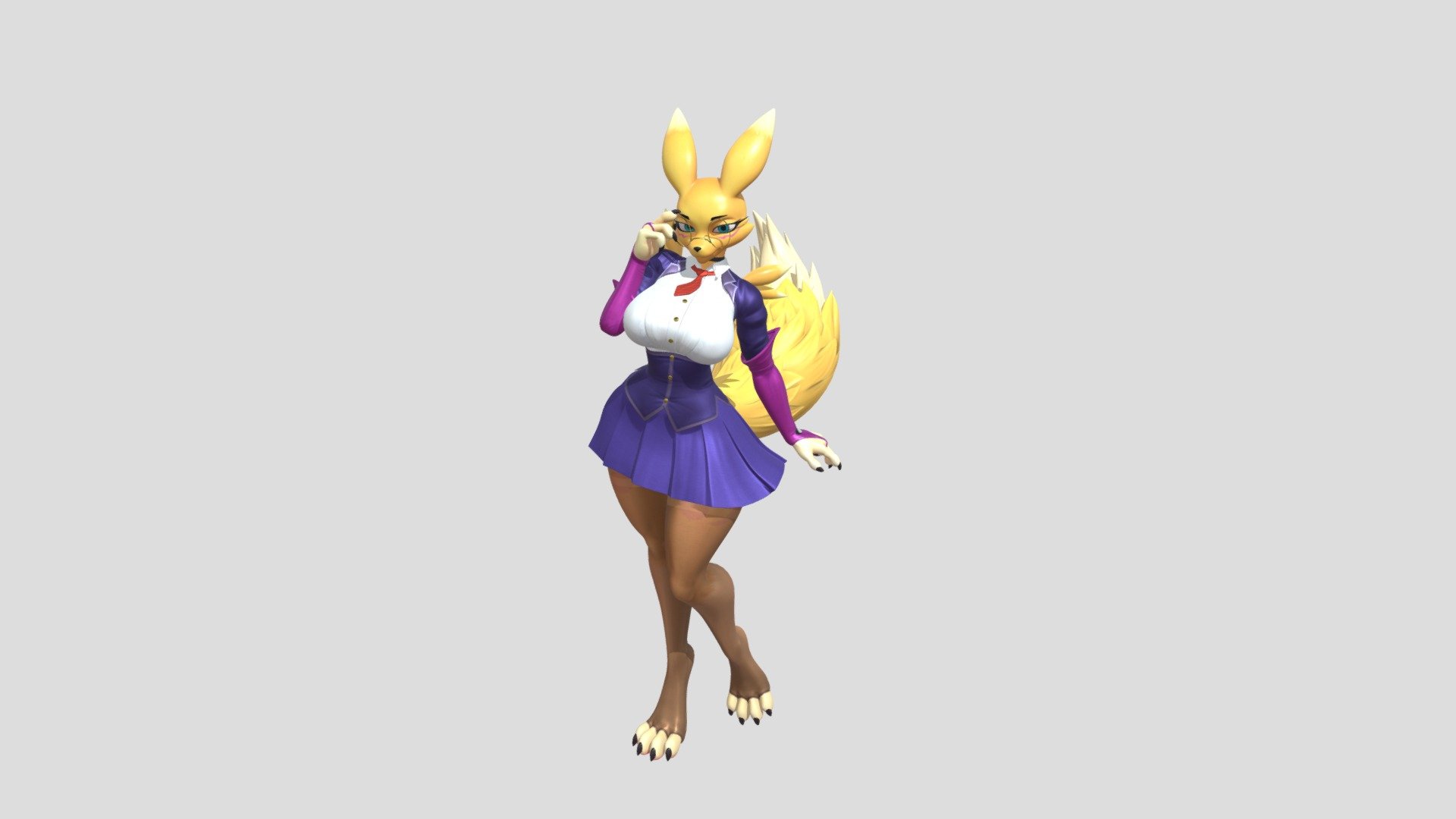 Renamon Free Sample V1 - Download Free 3D model by GonzaGame291 ...