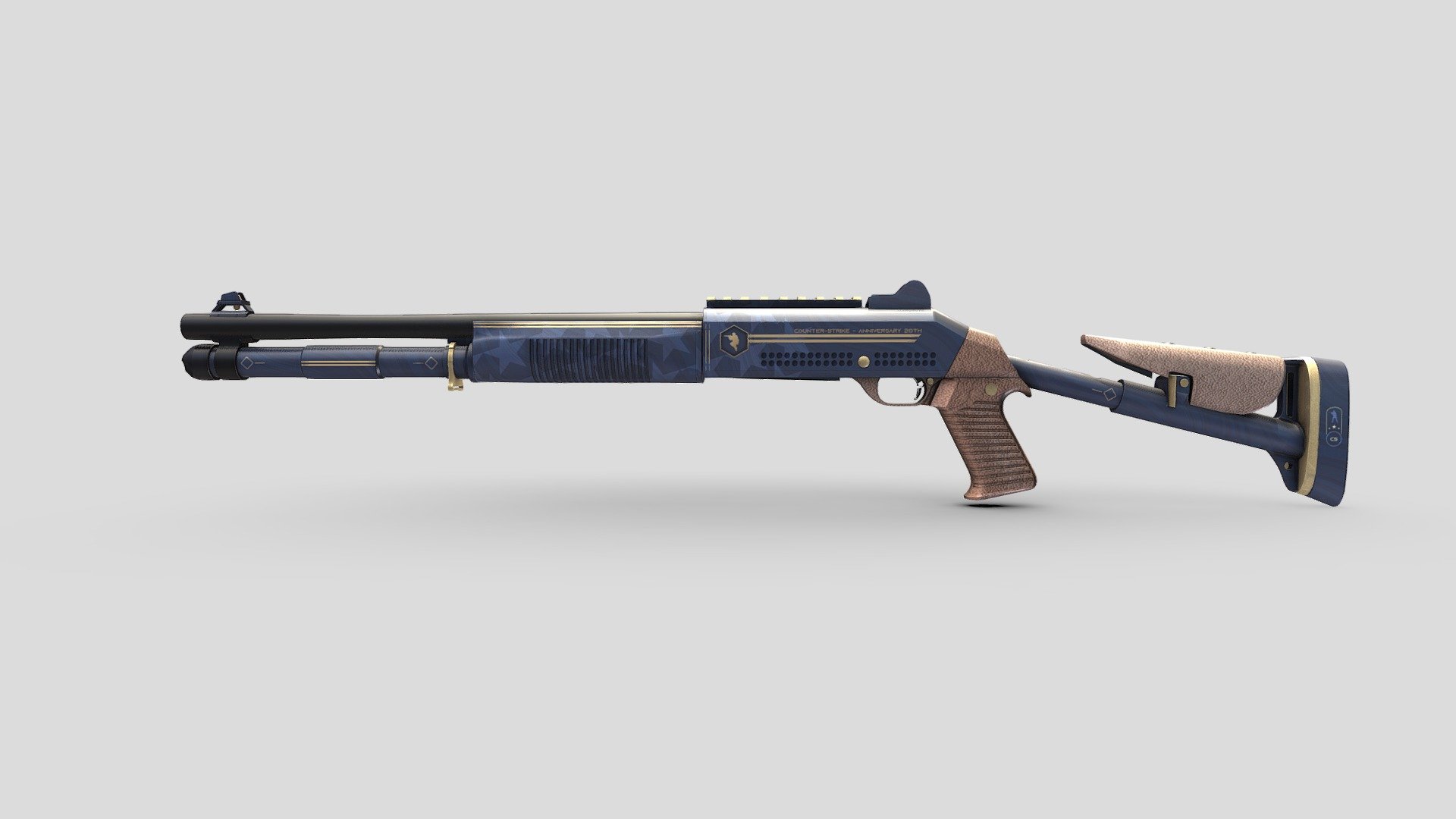 XM1014 | BlueStar - 3D model by nextgenz [ab2ecdc] - Sketchfab