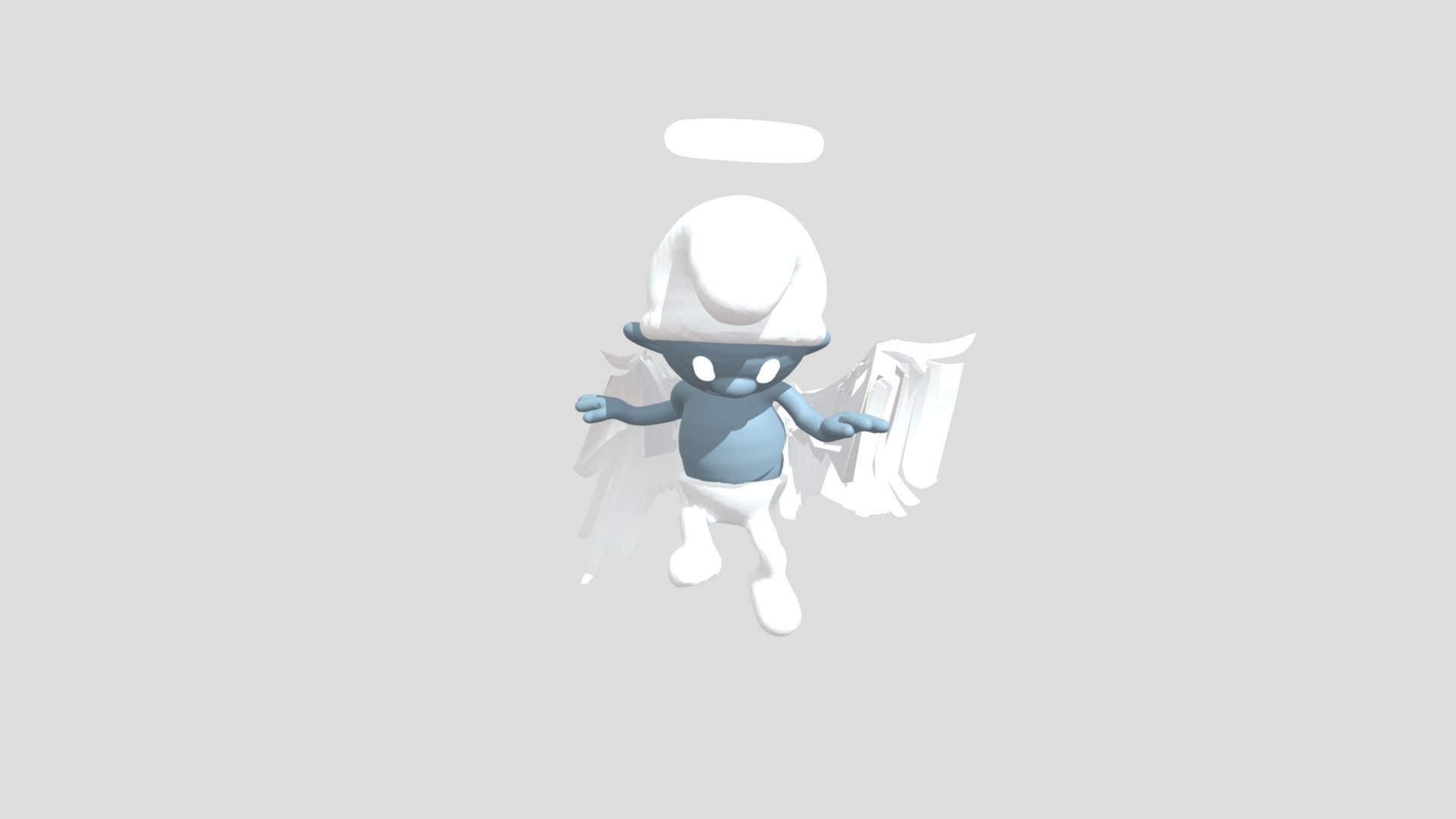Floating Angel Smurf - 3D model by NoraDenayer [ab30483] - Sketchfab