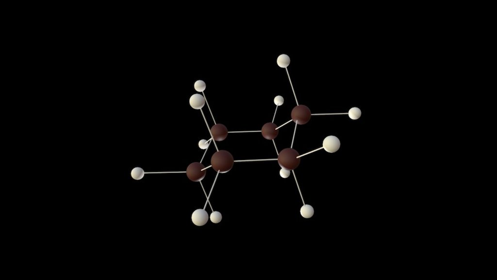 Cyclo-Hexane Chair Conformation - Download Free 3D model by dubey.ujjwal1994 (@dubey.ujjwal1994 ...