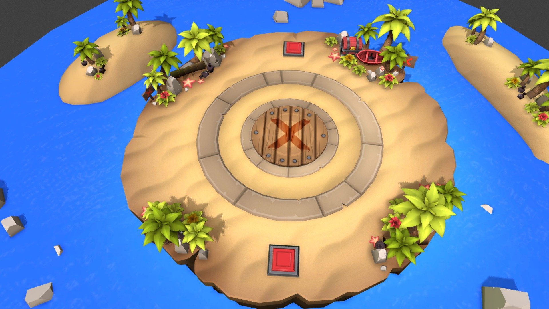 Sc_Level_Island - 3D model by aavega [ab32bab] - Sketchfab