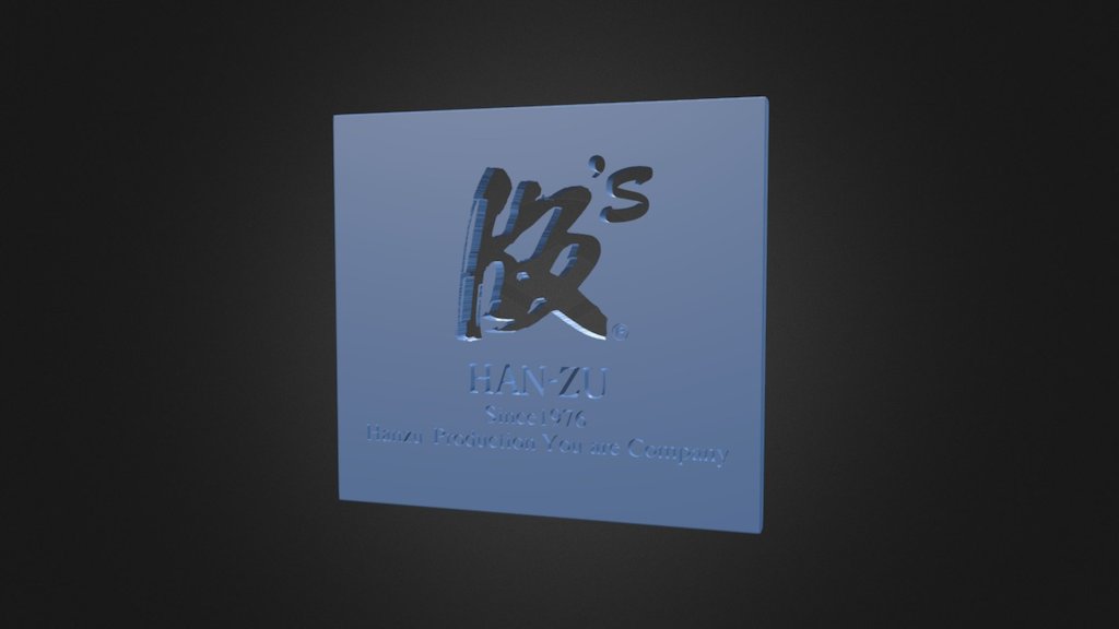 Hanzu 3D Logo - 3D model by han-zu [ab337fe] - Sketchfab