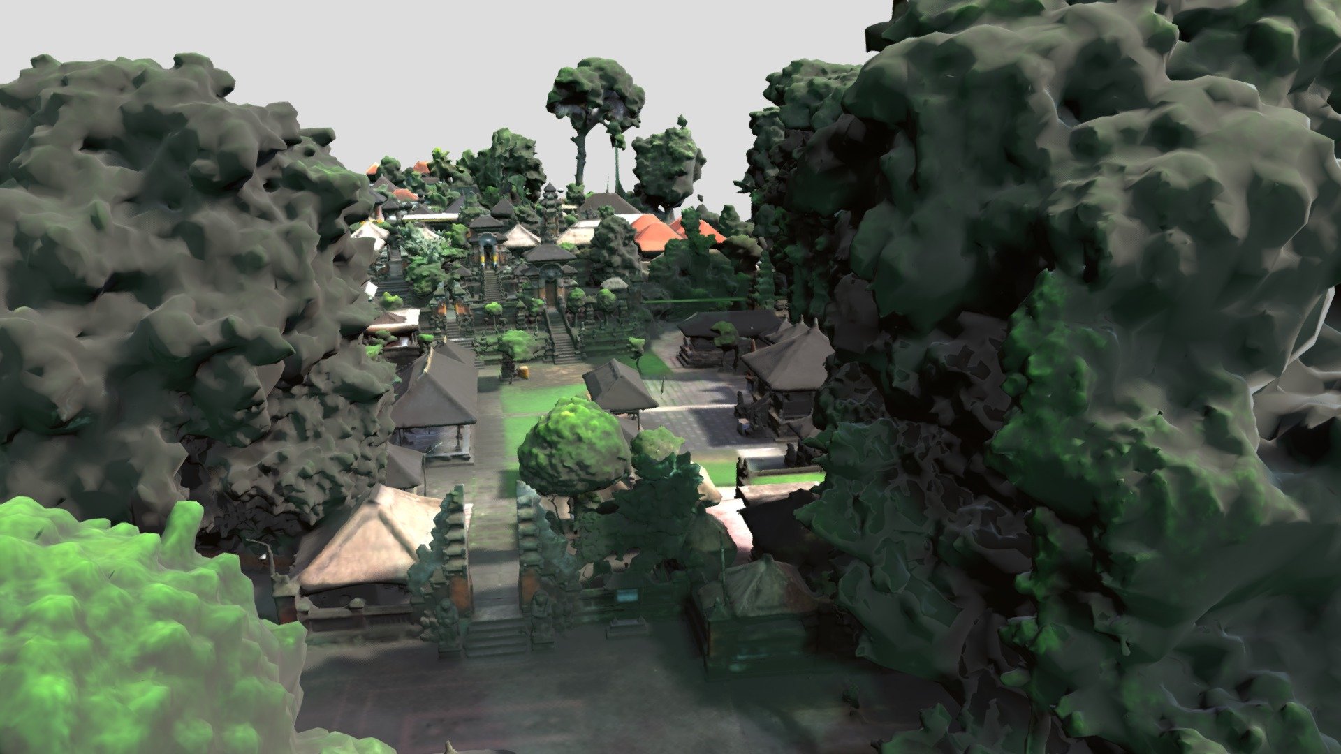 Pura Samuan Tiga - 3D model by Digitalisasi Budaya Bali (@digdaya-bali ...