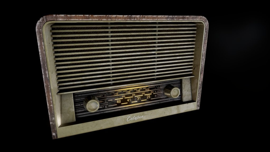 Old radio - Download Free 3D model by Marek Picheta (@imarcos) [ab346ae ...