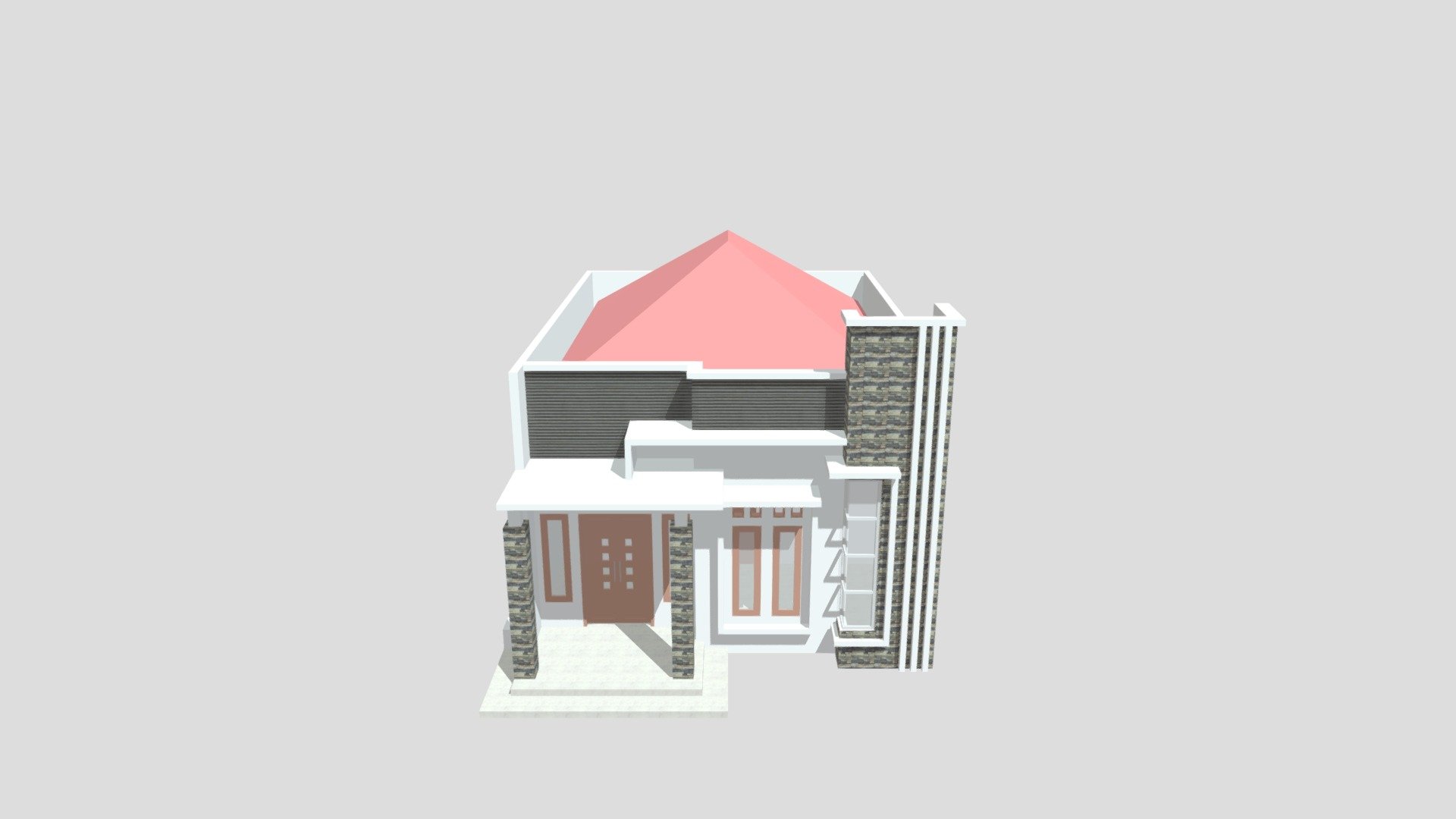 Rumah - 3D model by yunisarishb123 [ab34a96] - Sketchfab