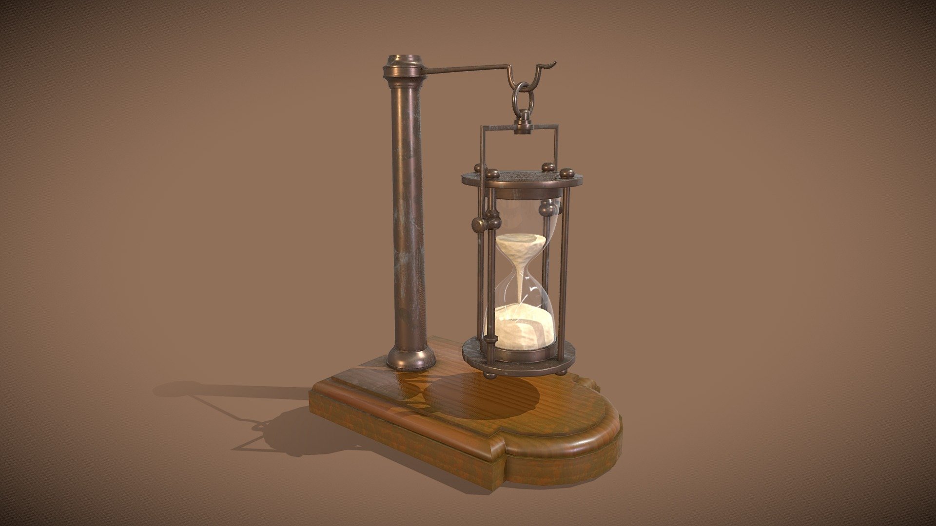 Antique Hanging Hourglass - Download Free 3D model by Daz (@Darren ...