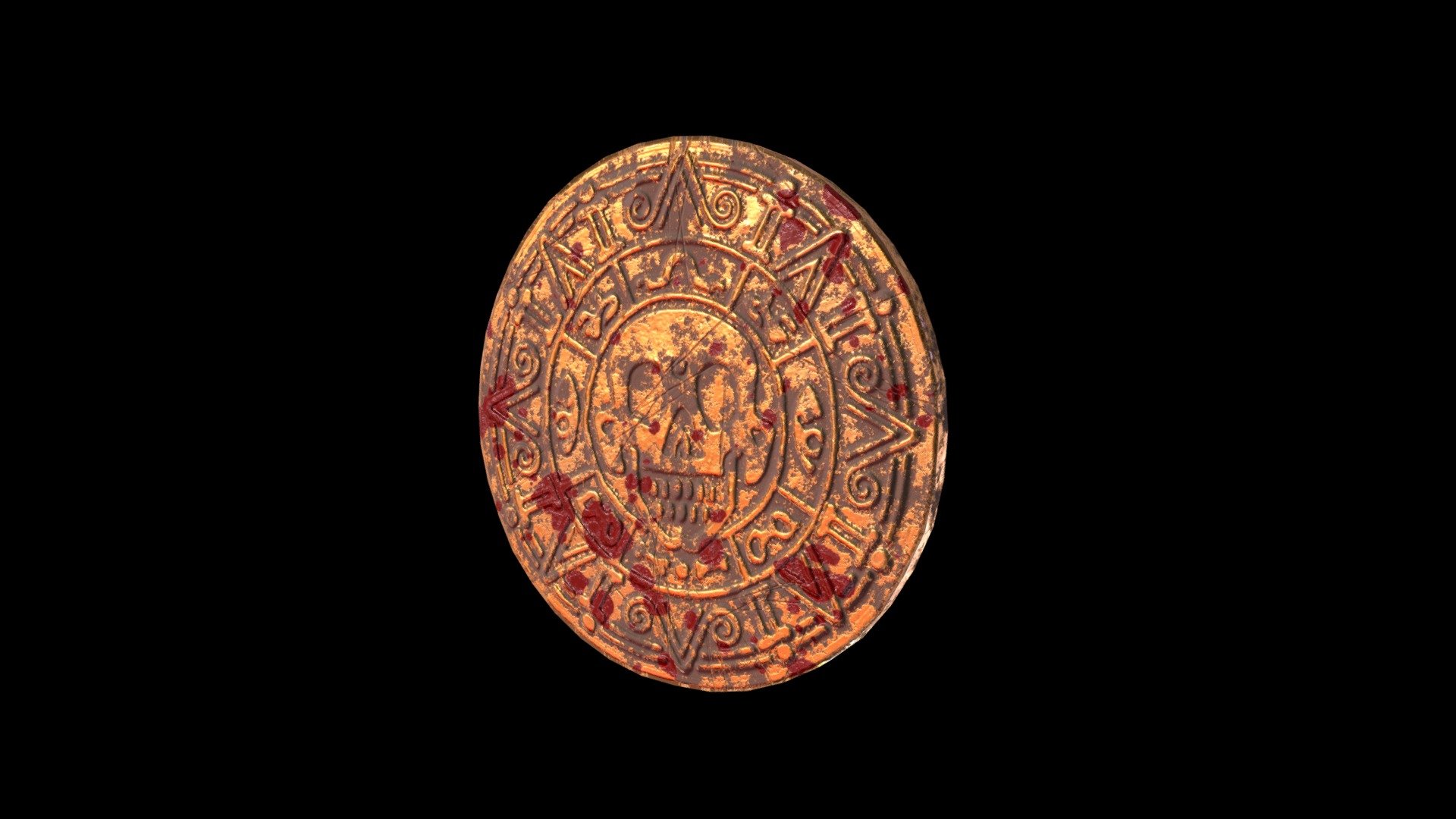 Pirate coin - 3D model by SamStvst [ab35a5e] - Sketchfab