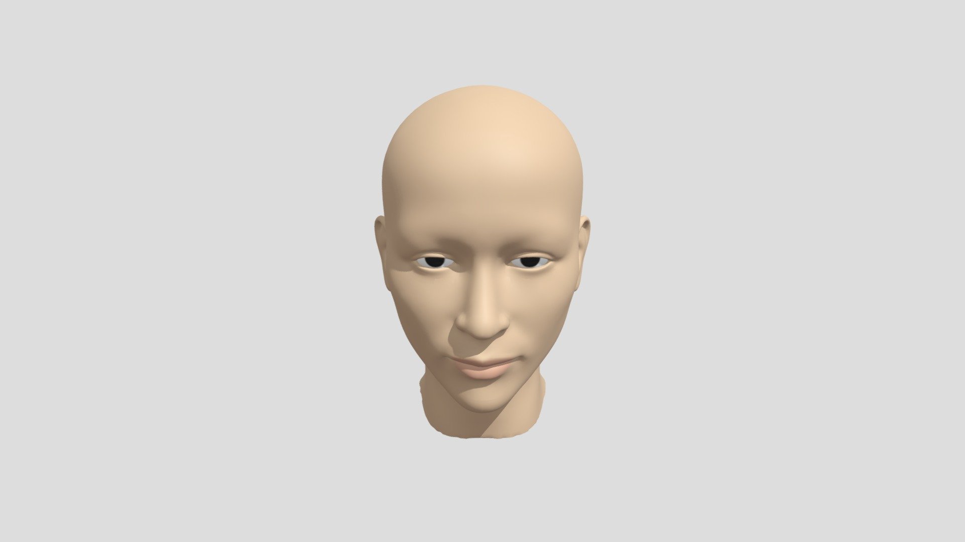 Base model of woman's face - 3D model by remmh [ab36e7d] - Sketchfab
