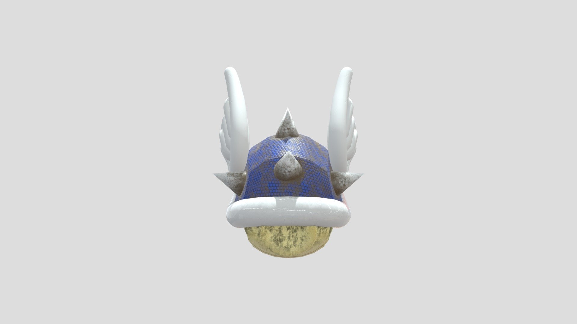 Blue Shell Final - 3D model by SophdogUVU [ab37716] - Sketchfab