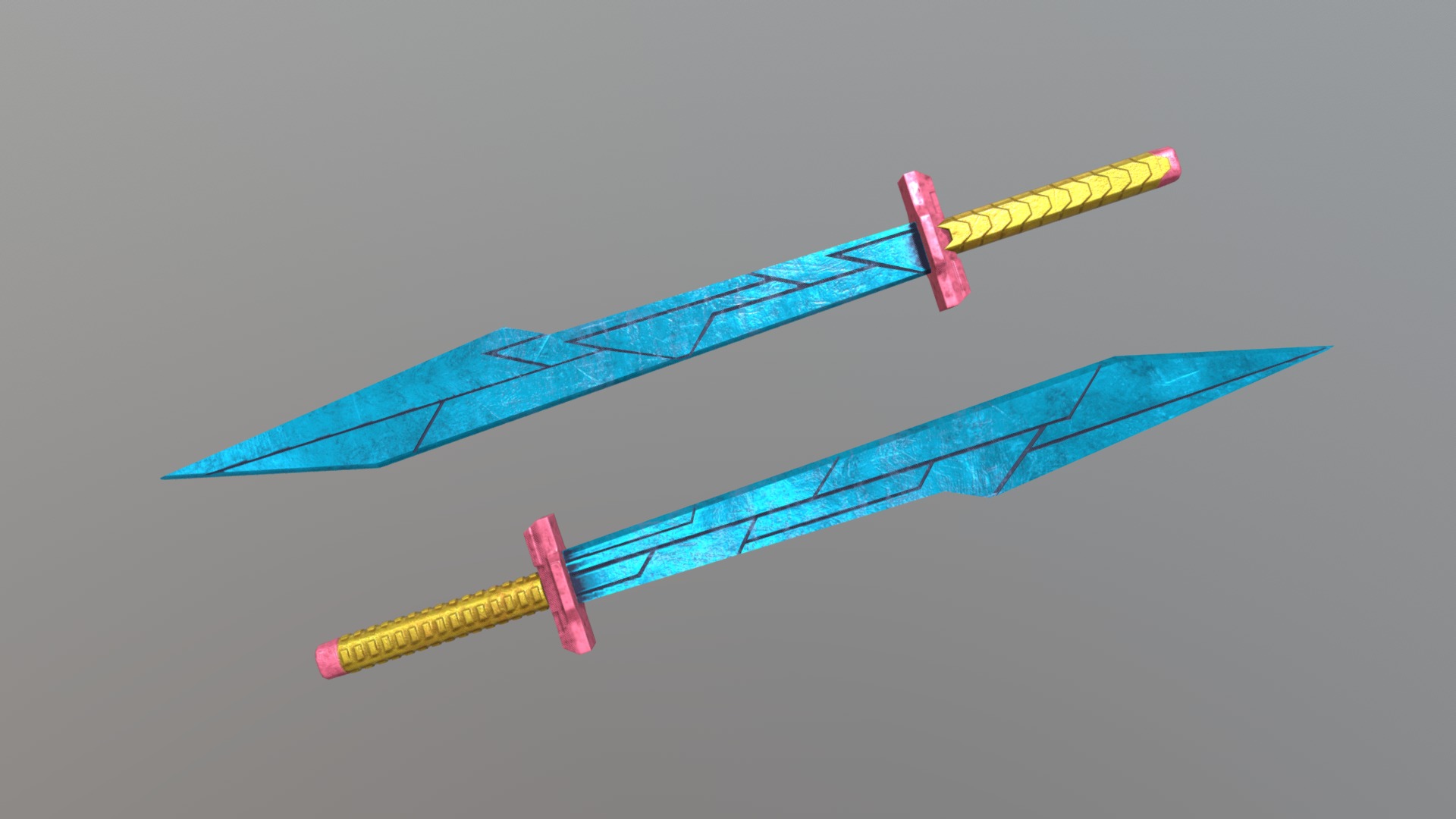 Swords Thor Ragnarok - 3D model by godren [ab384e7] - Sketchfab