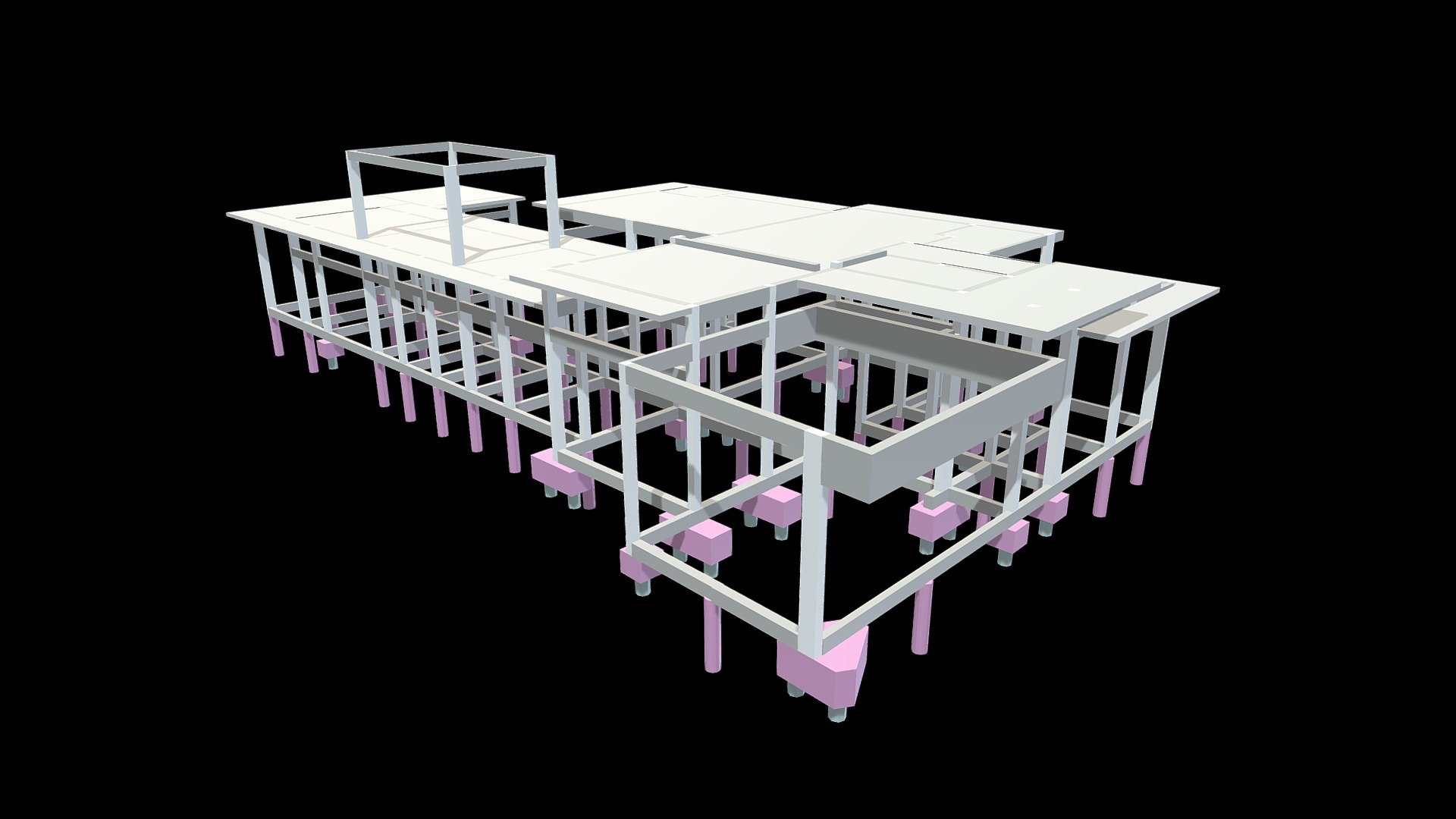 MAQUETE ESTRUTURAL- Thiago de Paula - 3D model by engeart_jg [ab39051 ...