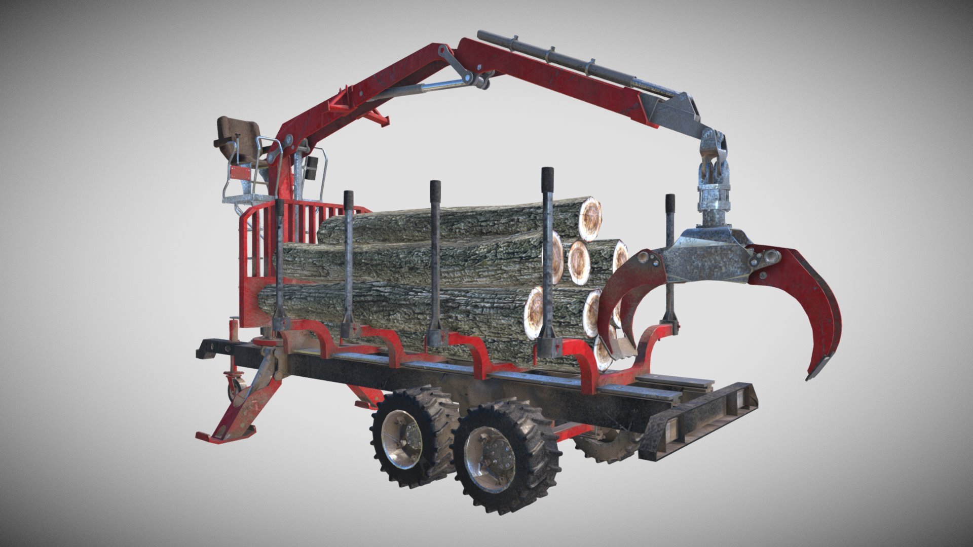 Forest Trailer Buy Royalty Free 3d Model By Francesco Coldesina