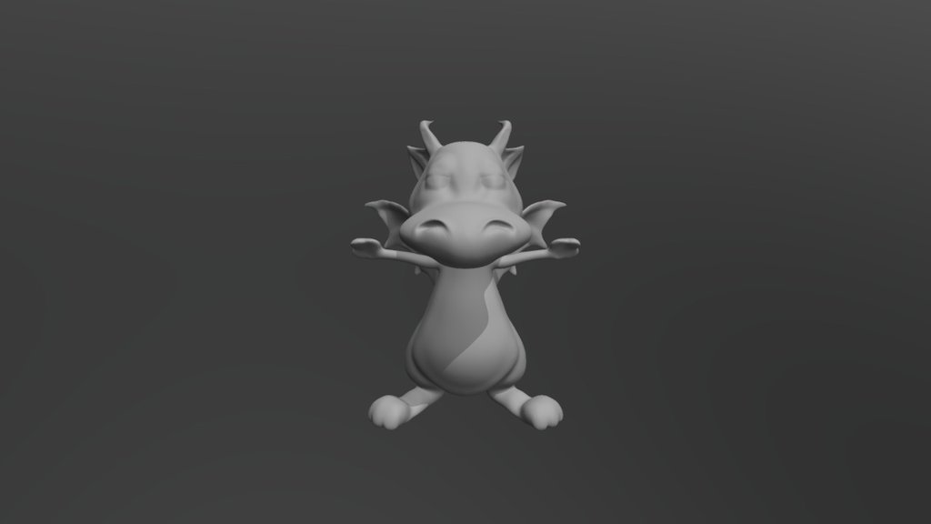 Fantasy Little Dragon - 3D model by Pelmo90 [ab3a8b7] - Sketchfab
