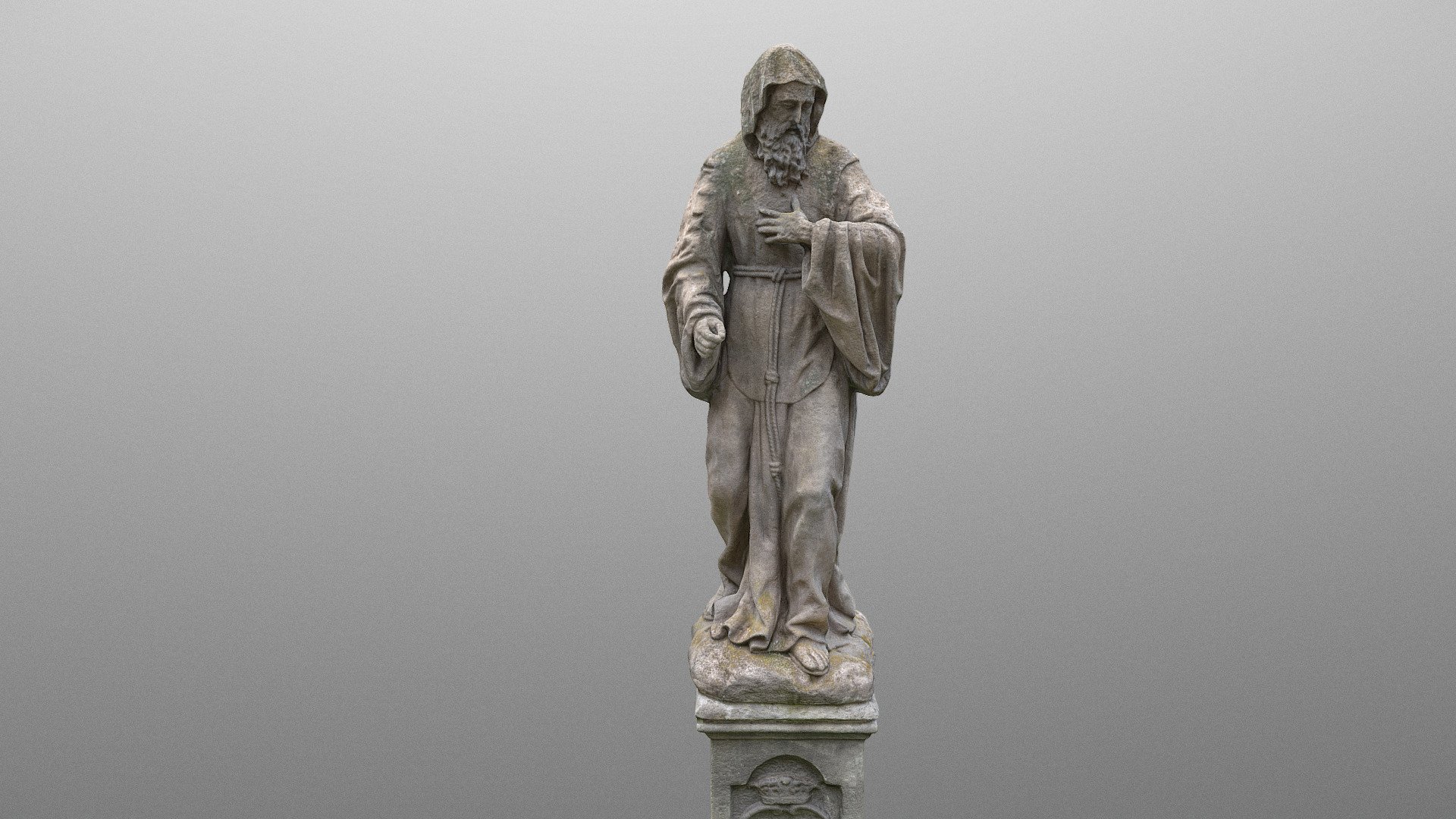 St. Francis statue - Buy Royalty Free 3D model by matousekfoto [ab3b591 ...