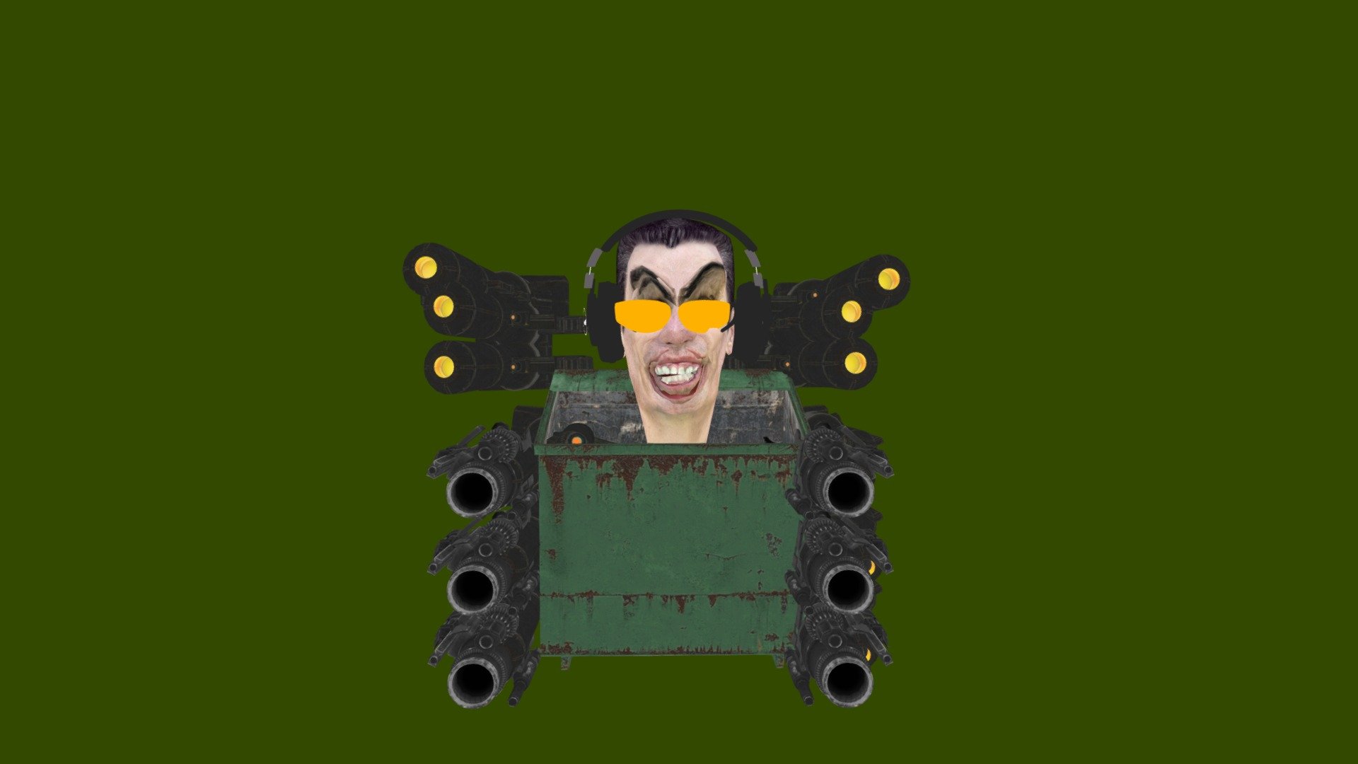 Skibidi Dumpster Gman - 3D model by Male -07 (@Skibidi.Toilet.Fan ...