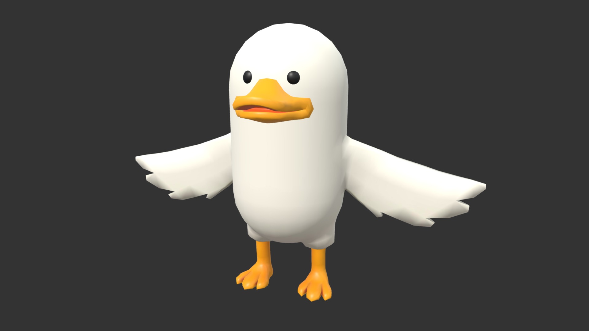 Rigged White Duck Character - Buy Royalty Free 3D model by bariacg ...