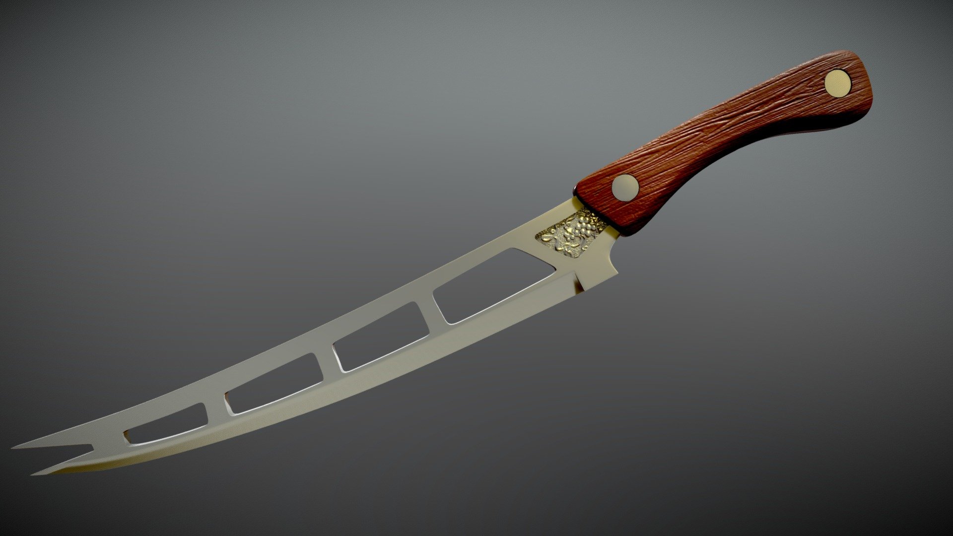 Cheese Maiden - Cheese Knife - 3D model by afriedlander [ab3f19c ...