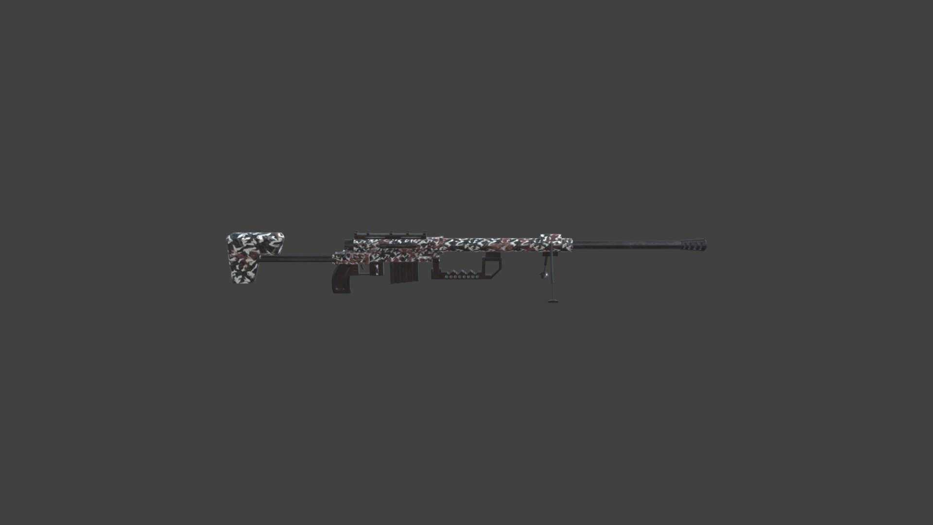 Scopeless (Chey-Tac M2000 sniper rifle) - 3D model by Jharrison2 ...