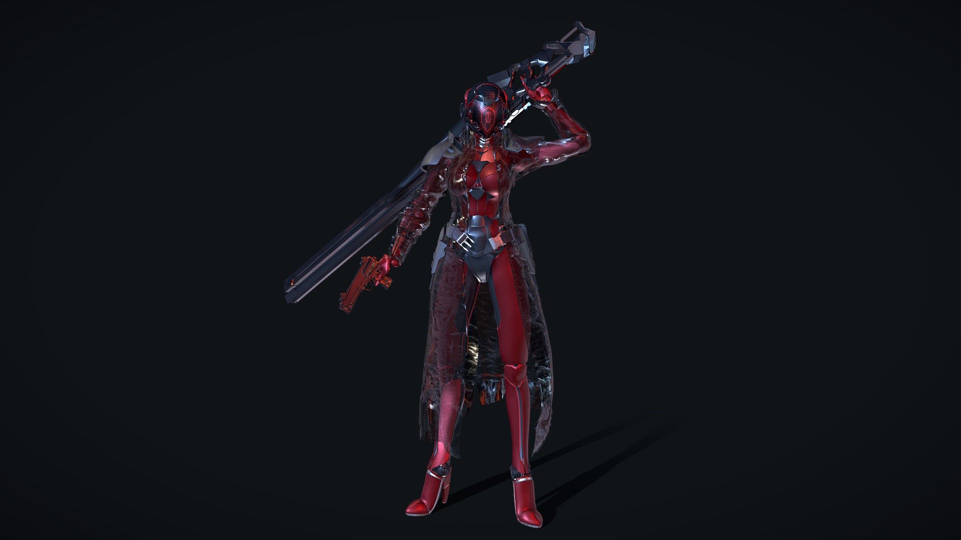 cyber-cop-sketch - 3D model by Kubrick Vega (@shikiyoshika) [ab40c57 ...