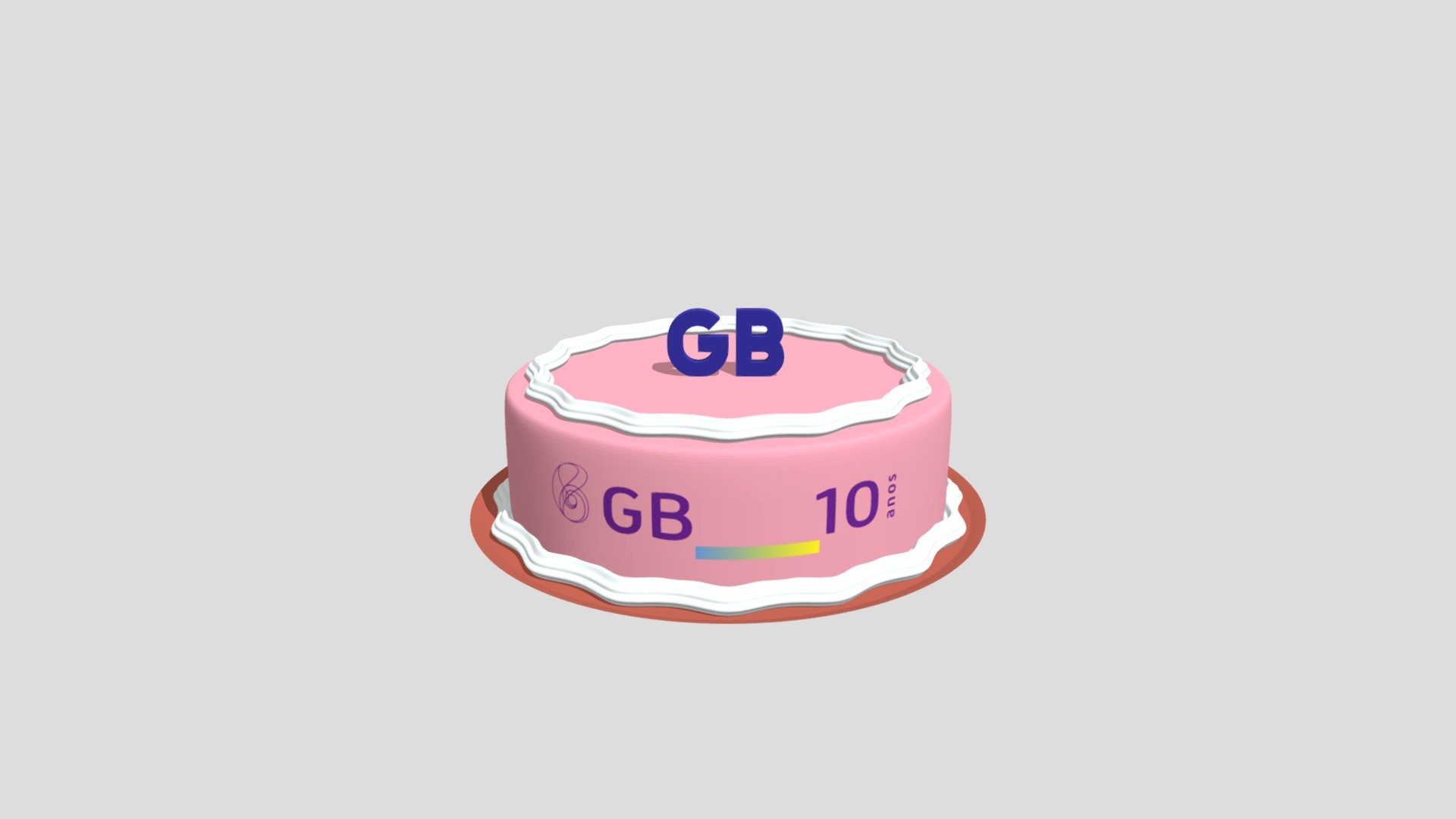 Bolo GB - Download Free 3D model by lucascruz [ab415bf] - Sketchfab