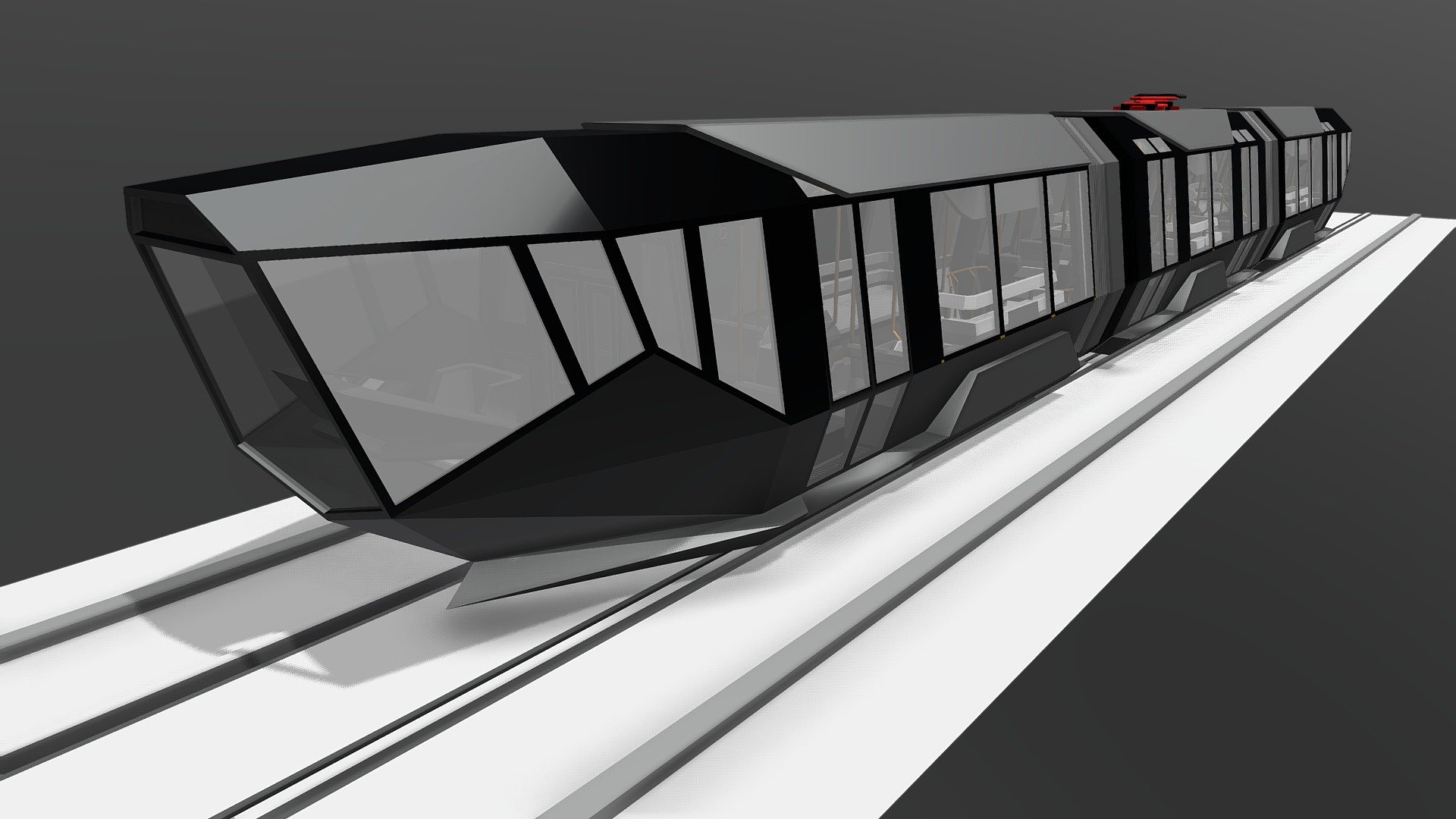 Low Poly tram R1 - Download Free 3D model by Darkkostas25 [ab422f6 ...
