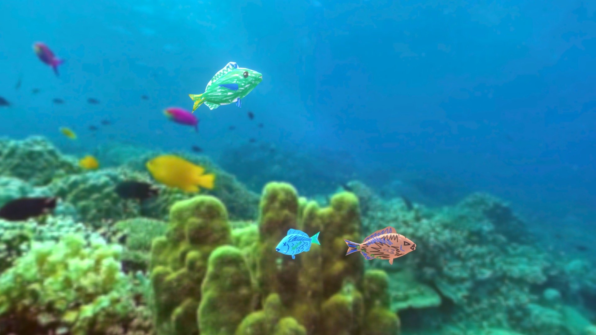 Idea of Paint fish - Download Free 3D model by MEA AQUA (@osakanaWatch ...