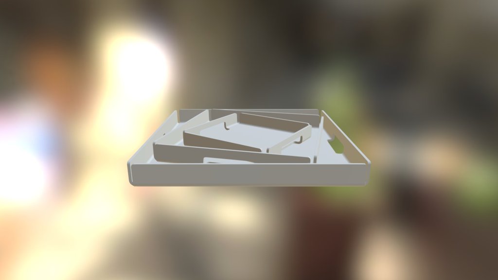 Square Serving Tray - #01 Generic Design - 3D model by The Plexi Store ...