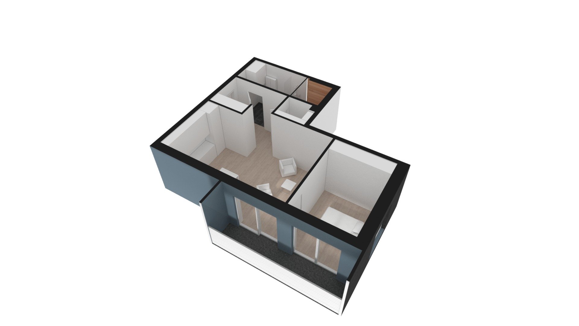 typical 3d floorplan_1 - 3D model by visarteamkiev [ab45e64] - Sketchfab