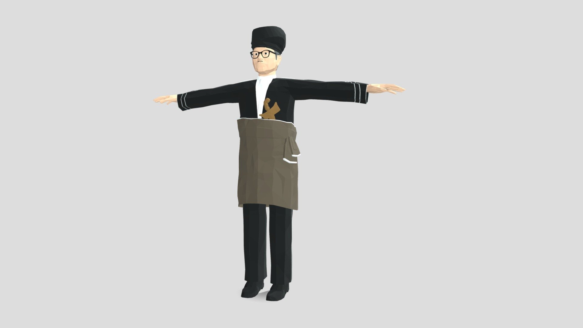Lowpoly - Tunku Abdul Rahman - 3D model by DreamEDGE [ab4662e] - Sketchfab