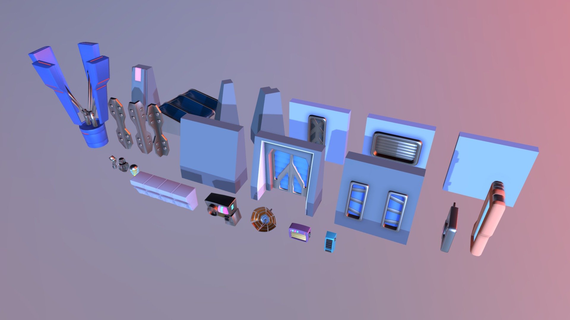 Buildify Modular Assets - 3D model by loidekol [ab4668e] - Sketchfab