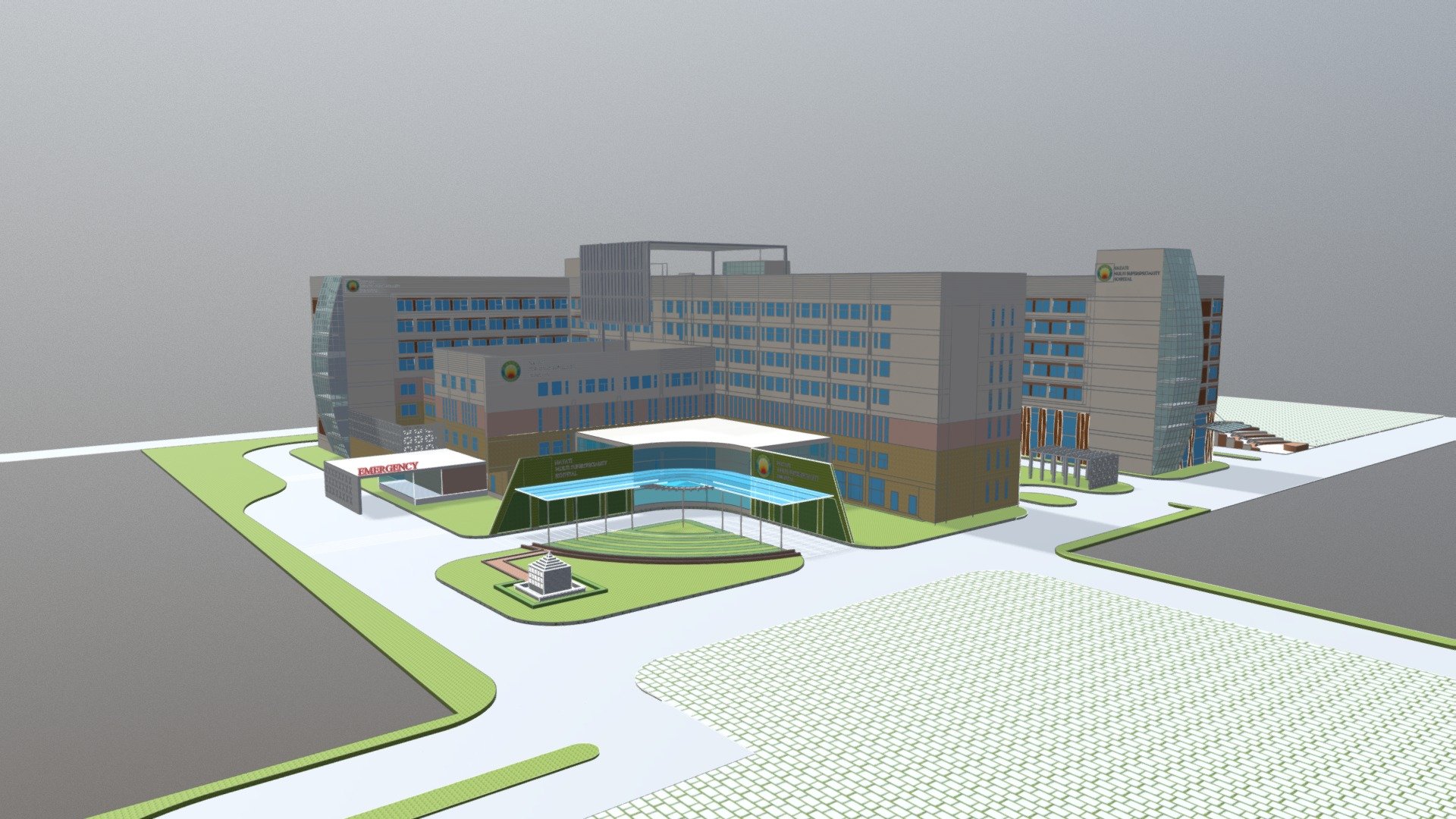 NAYATI HEALTHCARE - 3D model by RSMS ARCHITECTS (@Ar.Avinash) [ab46a39 ...