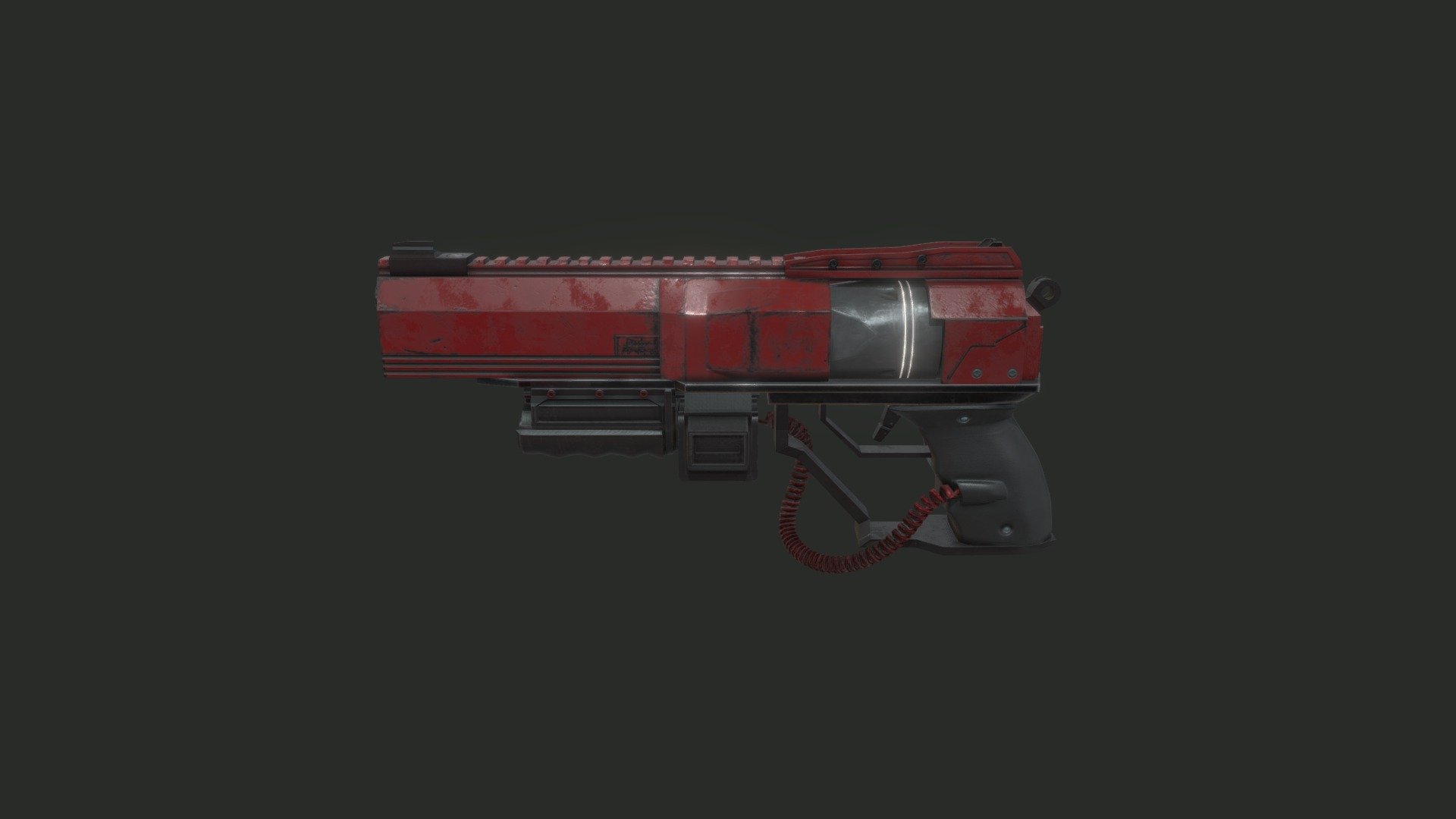 Deadbolt II Cyberpunk Handcannon - 3D model by Cobernicus [ab47ea4 ...