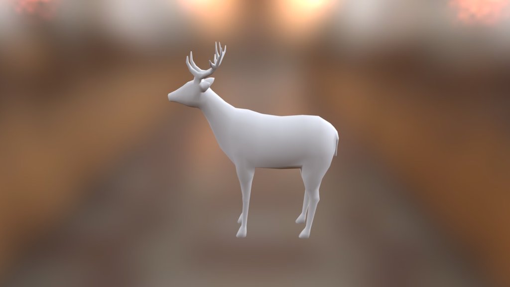 Deer - 3D model by RedstoneManiac (@djhenry1) [ab4843d] - Sketchfab