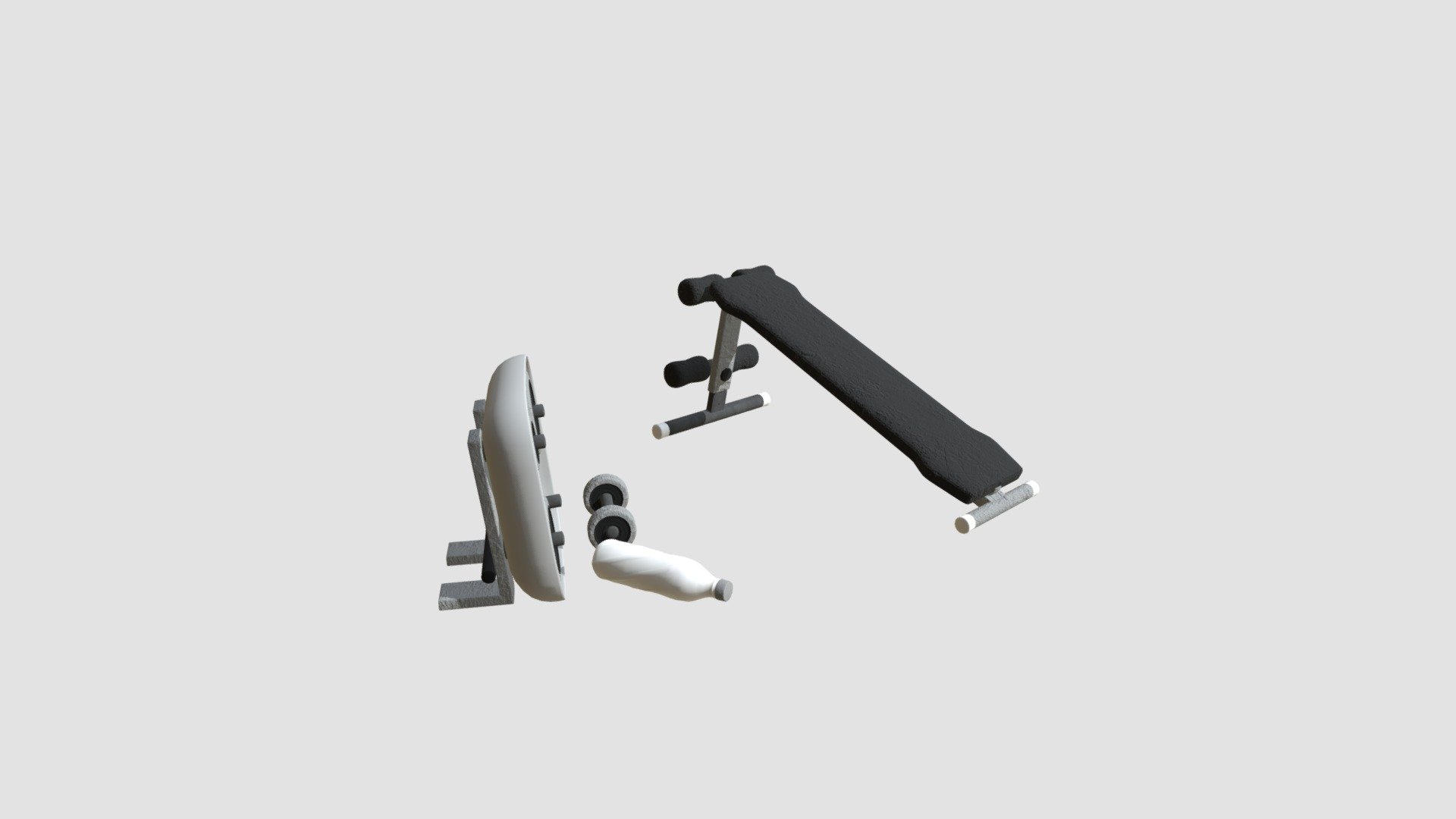 Gym equipment - Buy Royalty Free 3D model by Evermotion [ab48e7a ...