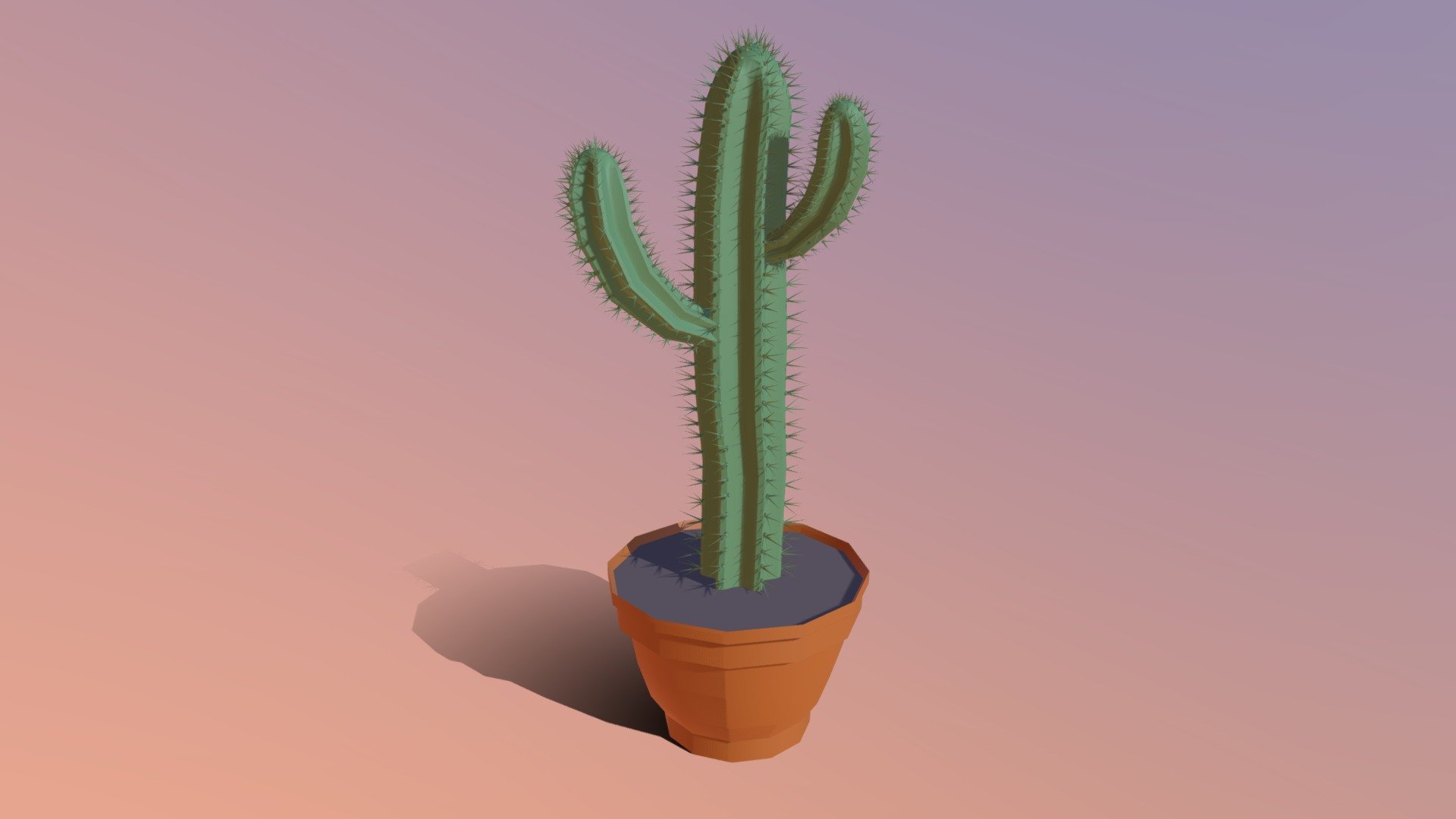 Cactus - Download Free 3D model by AlpacPoly [ab4959c] - Sketchfab